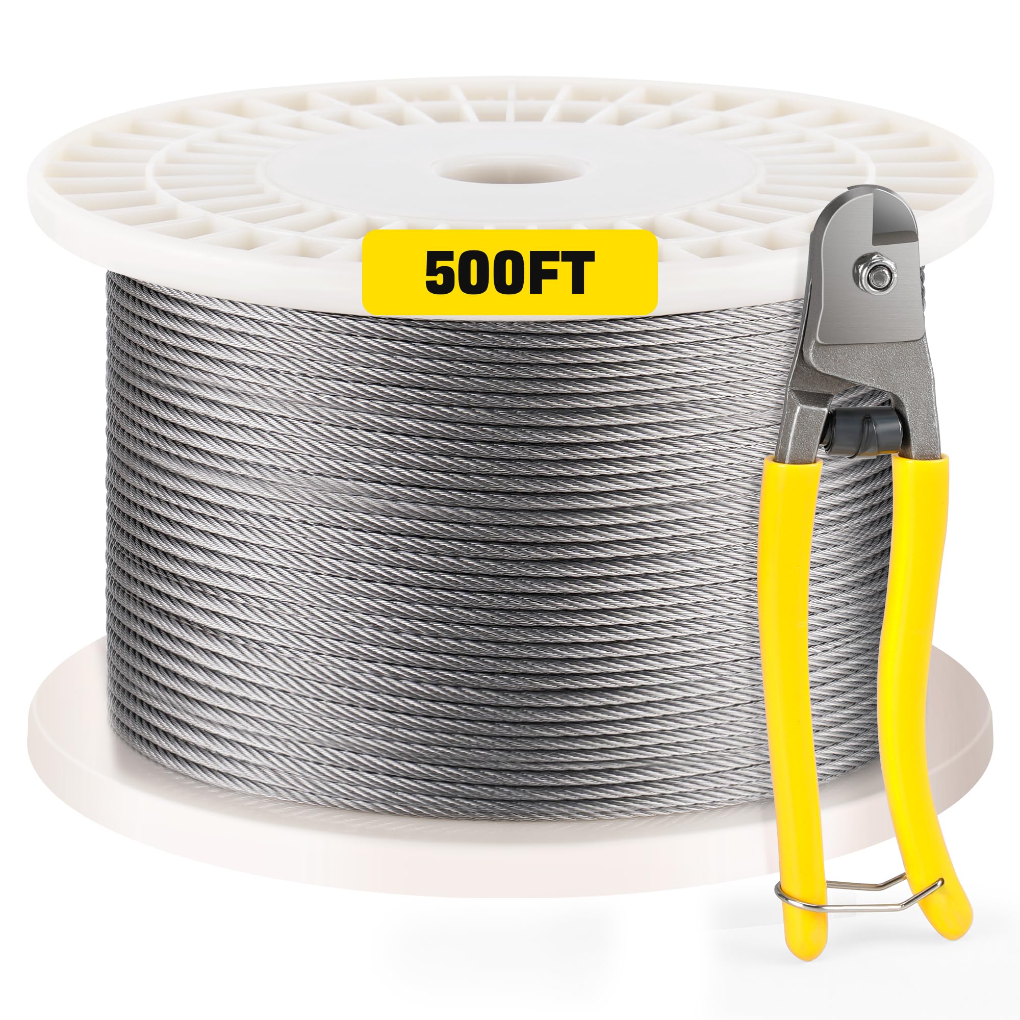 Snapklik.com : Rengue 1/8 Stainless Steel Cable 500FT For Deck Cable ...