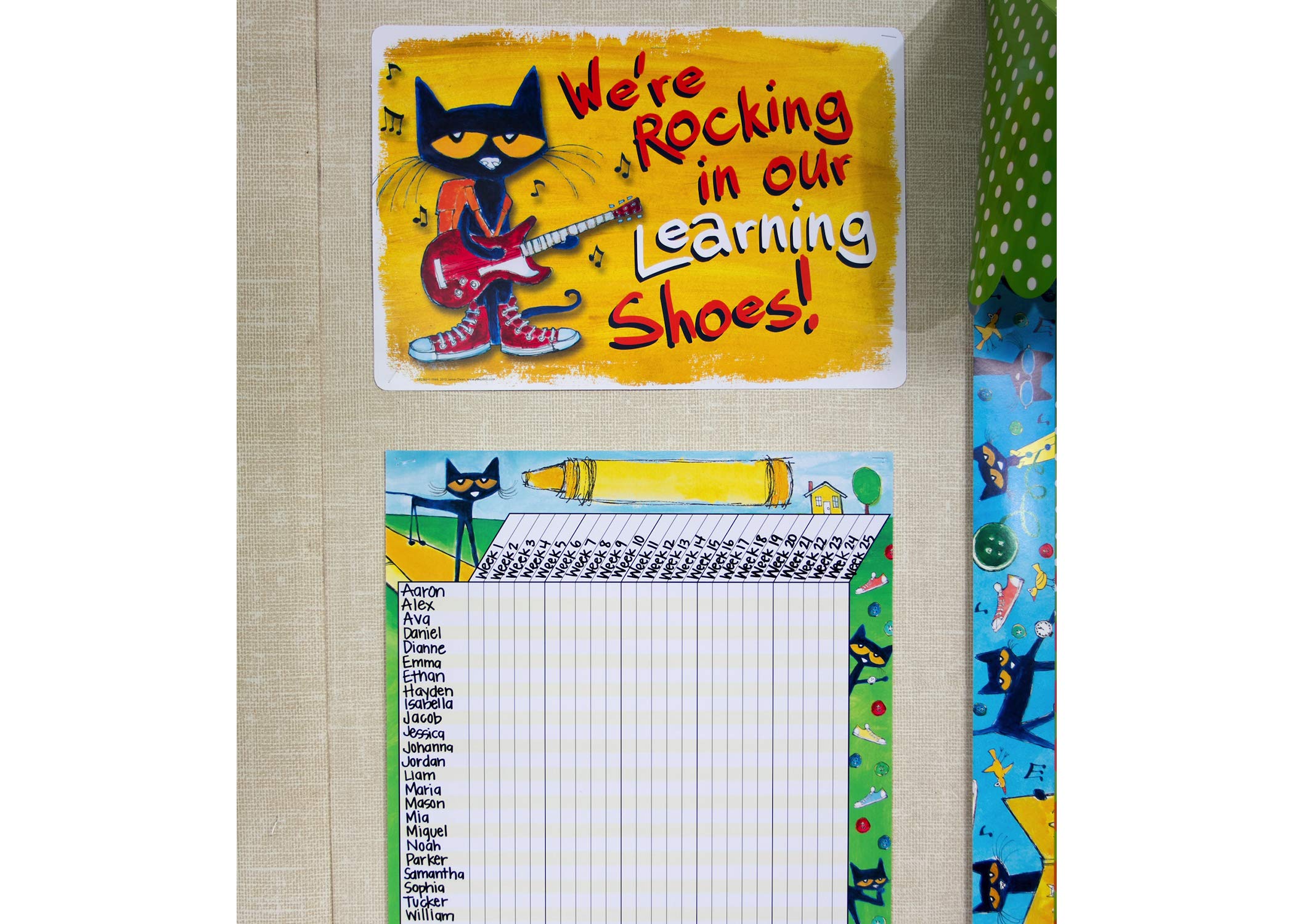Pete The Cat Rocking In My School Shoes Bulletin Board