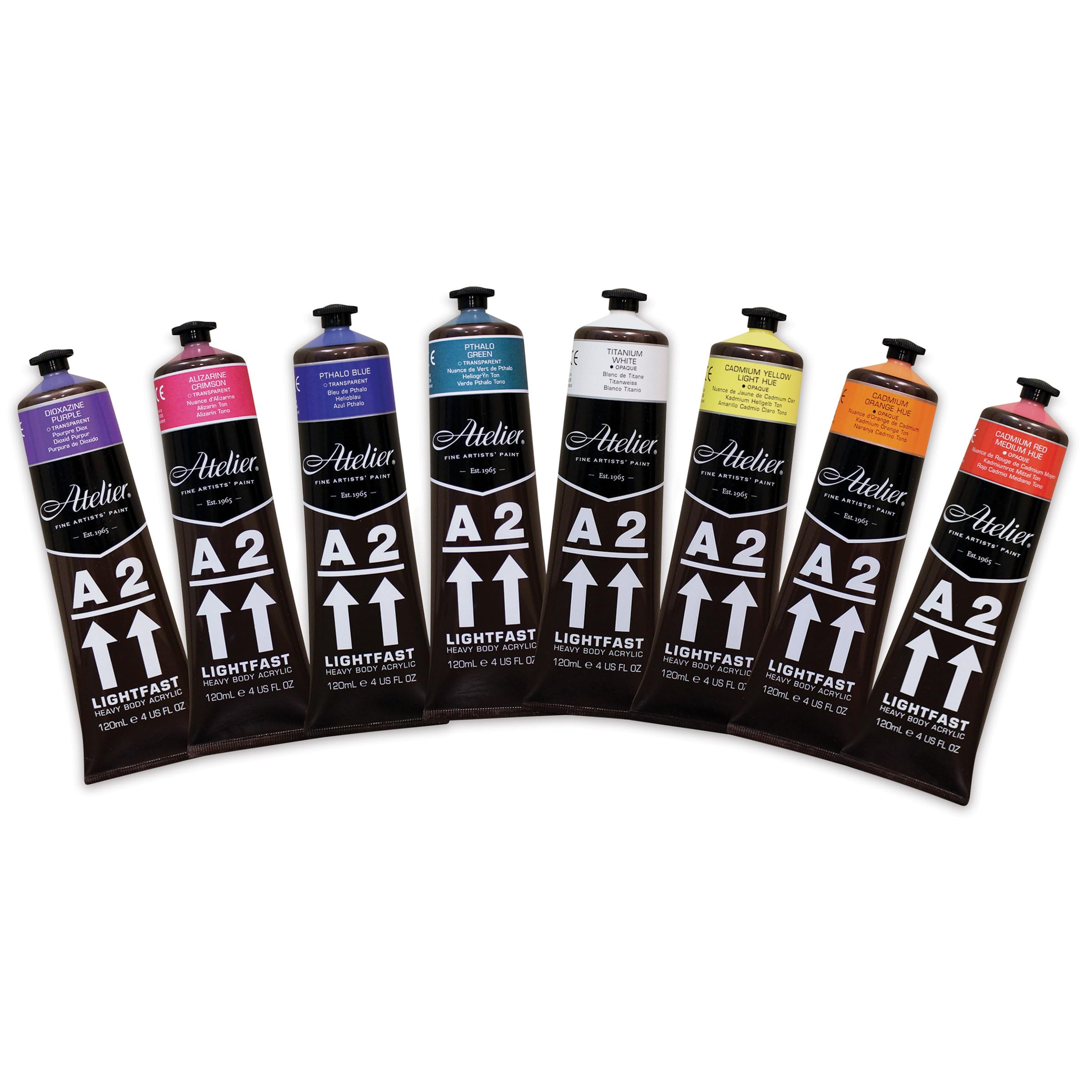 Amazon.com: Chroma Atelier A2 Lightfast Heavy Body Acrylic Paint ...