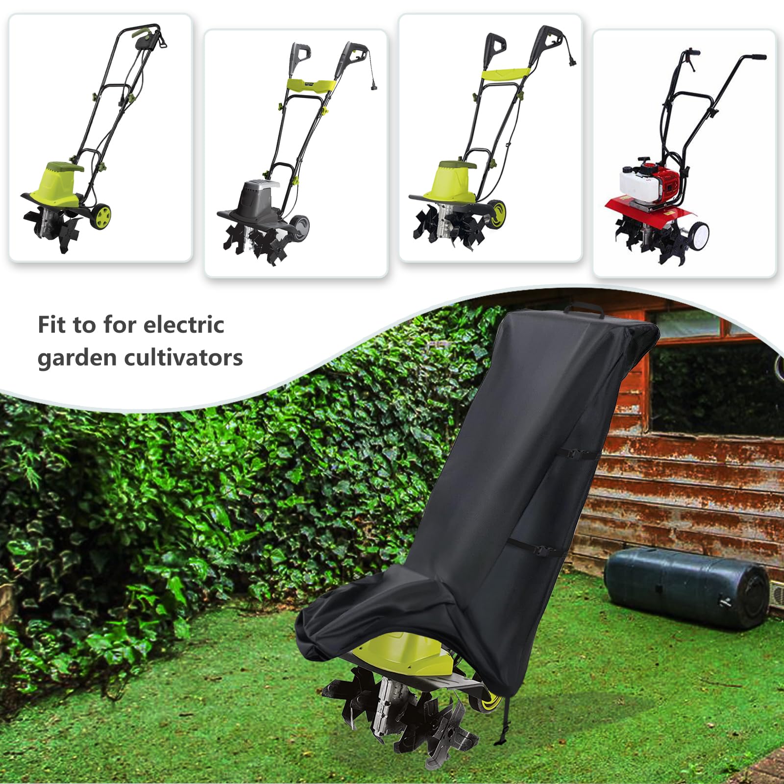 Snapklik.com : Okcool Electric Tiller Cover,Heavy Duty Waterproof ...