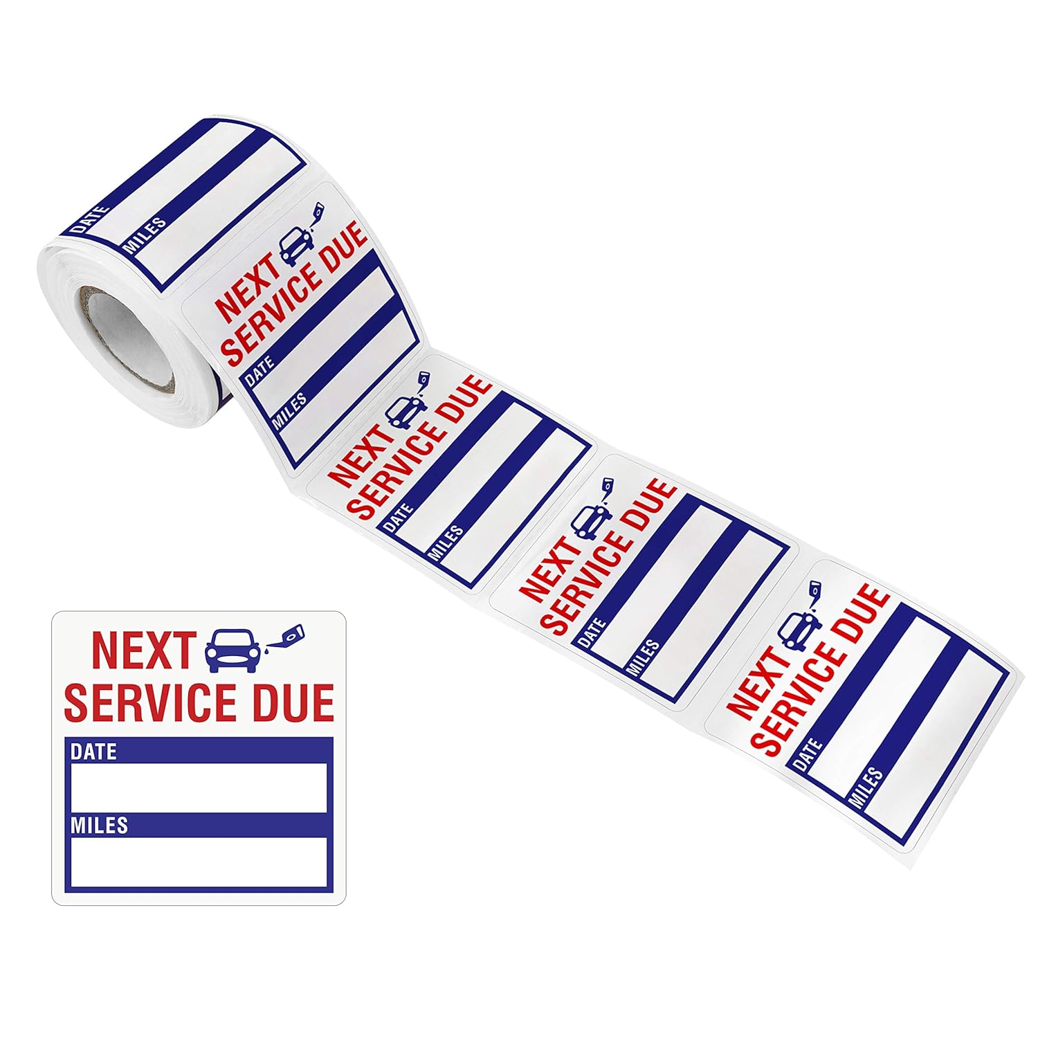 150 PCS Oil Change Auto Maintenance Service Due Reminder Stickers ...