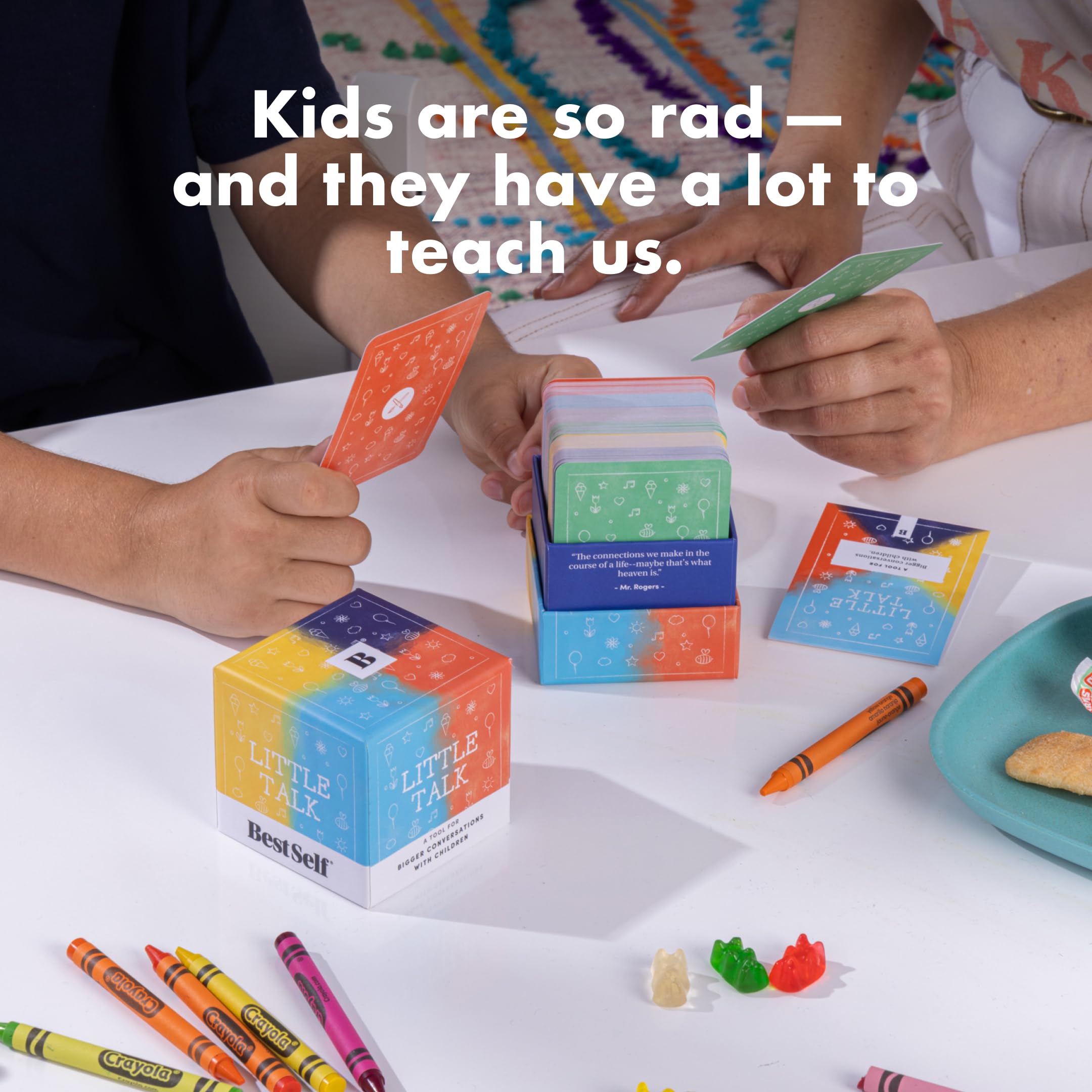 Snapklik.com : BestSelf Conversation Cards For Kids Little Talk Deck ...