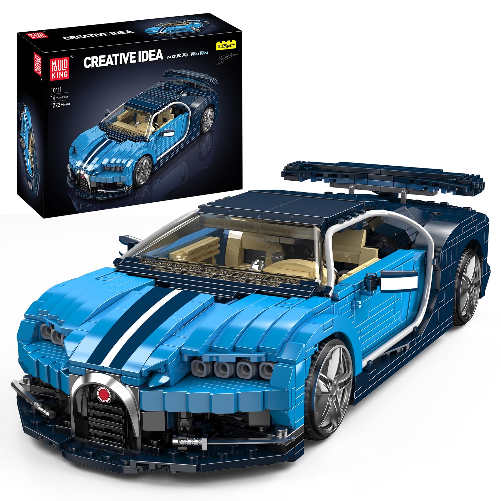 Amazon.com: Mould King 10111 Sports Car Building Kits, Scale Model Race ...