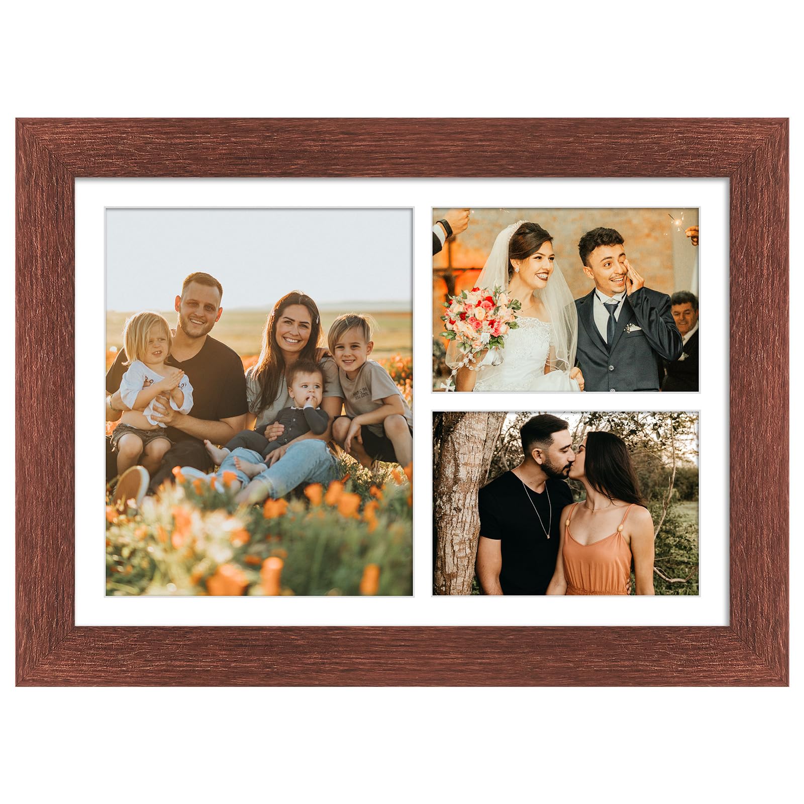 Amazon.com - Gaevuian 11x16 Picture Frame Display 3 opening Picture ...