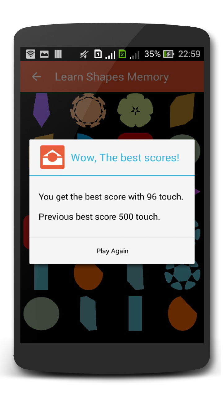 Shapes Memory Game - Free - App on Amazon Appstore