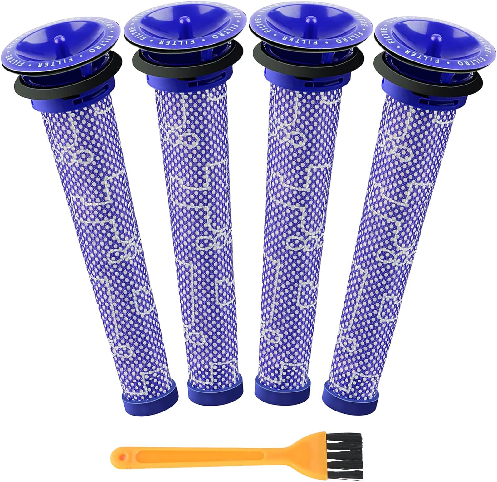 4 Pack Replacement Vacuum Filter for Dyson V6 V7 V8 DC58 DC59 DC61 DC62 ...