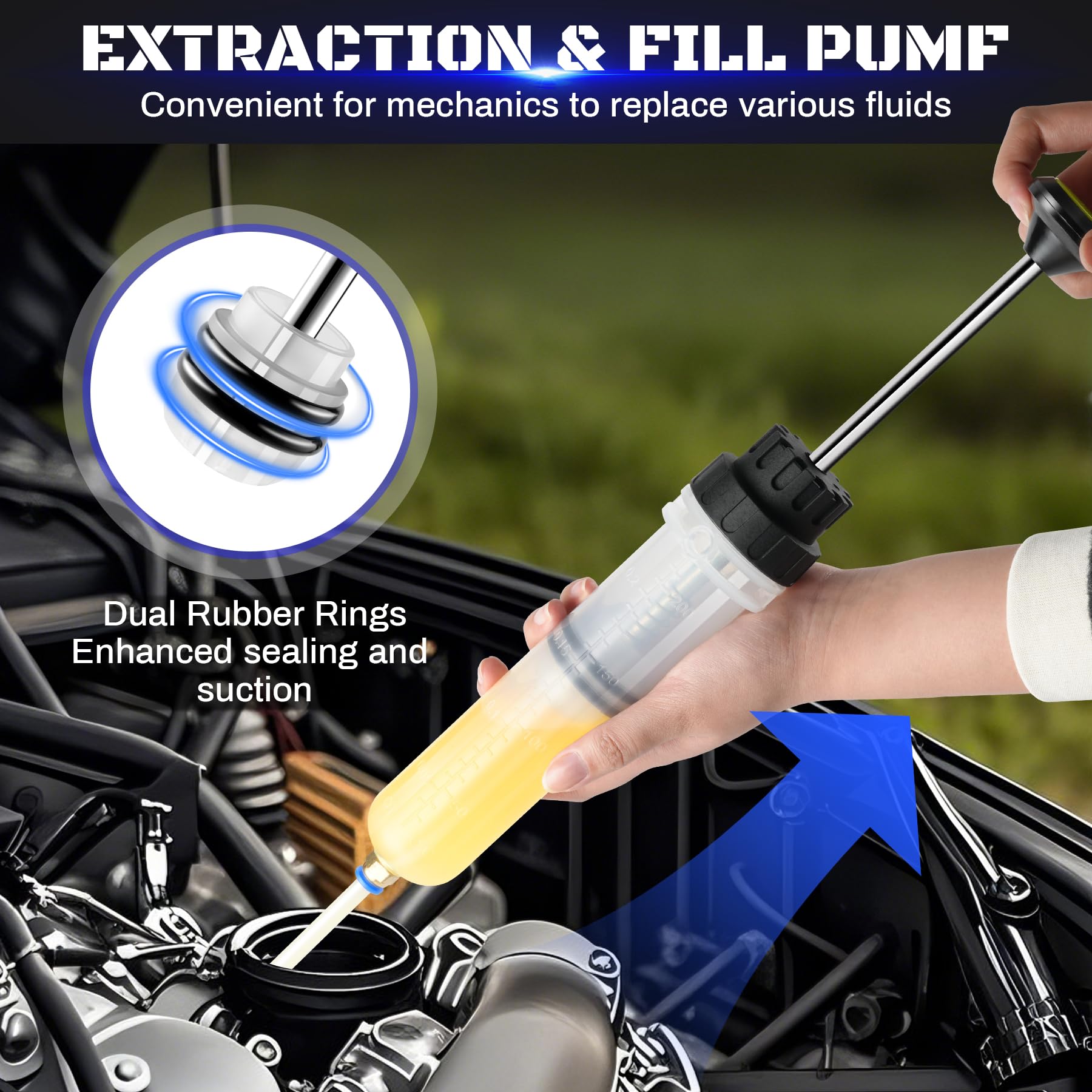 Snapklik.com : Amiss Automotive Fluid Extractor Pump, Multi-Purpose ...