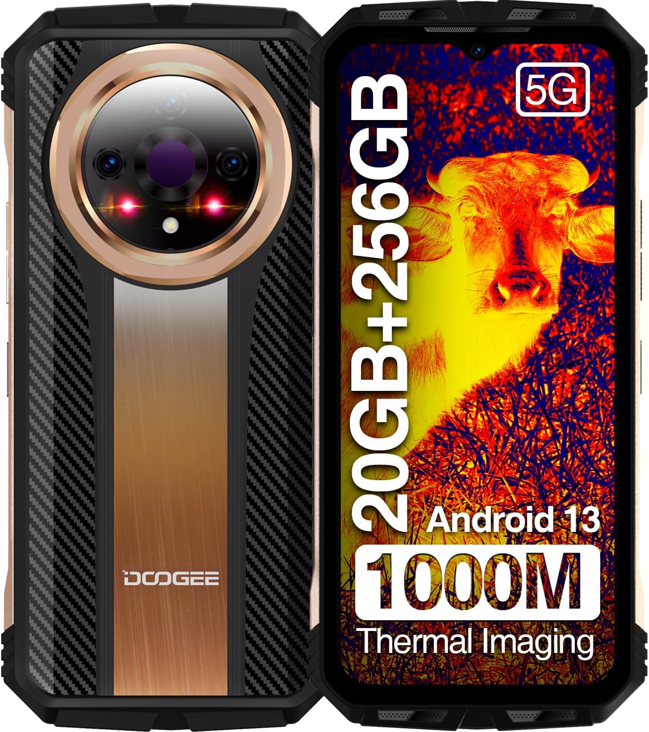 Amazon.com: DOOGEE V31GT 5G Rugged Smartphone Unlocked,20GB+256GB ...