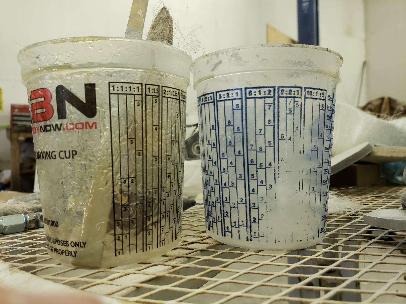 Amazon.com: ABN 32oz Automotive Paint Mixing Cups 100pk - 1QT Plastic ...