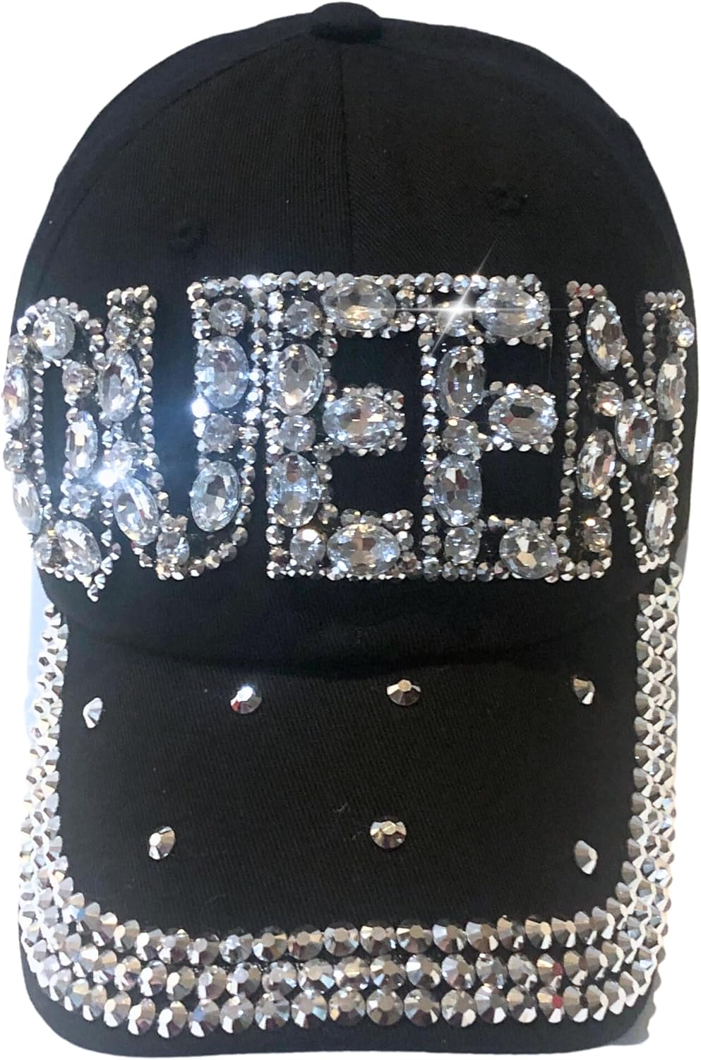 Popfizzy Queen Hats for Women, Bedazzled Queen Gifts, Bling Hats for ...