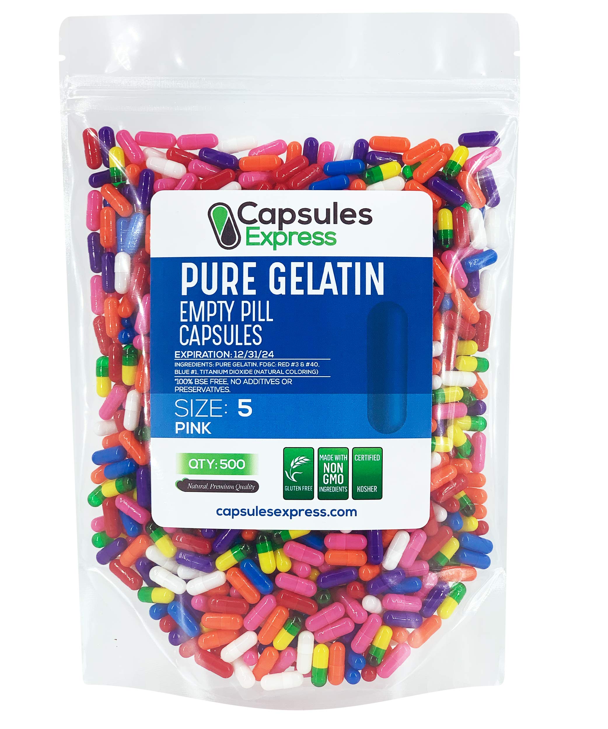 Buy XPRS Nutra Size 5 Empty s - Very Small Empty Gelatin s - s Express ...