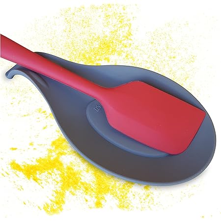 Amazon.com: Silicone Spoon Rest | HEAT RESISTANT | EASY – CLEAN Spoon ...