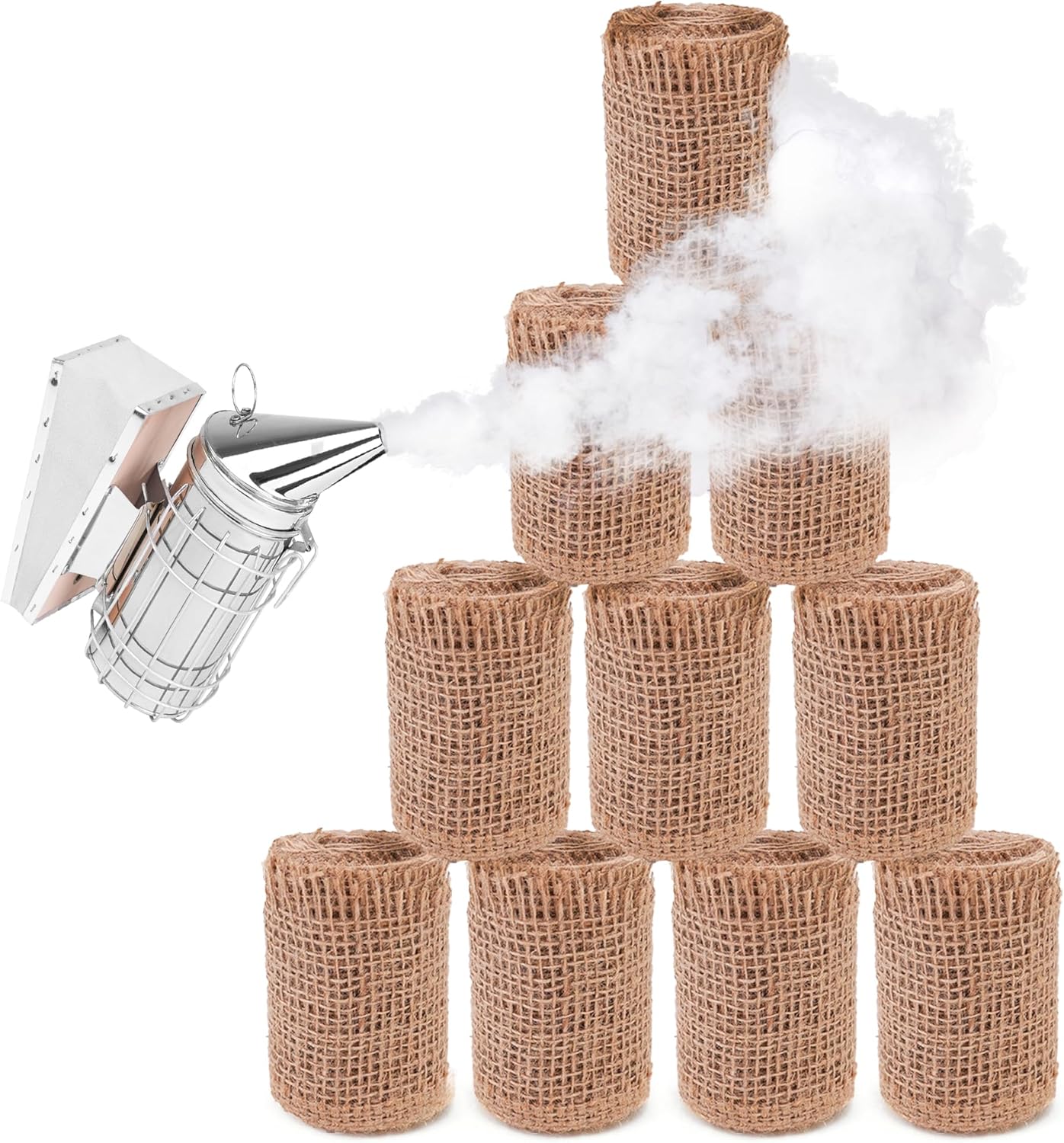 Amazon.com : UCandy 10 roll Smoker Fuel for Beekeeping, 1.4pounds Jute ...