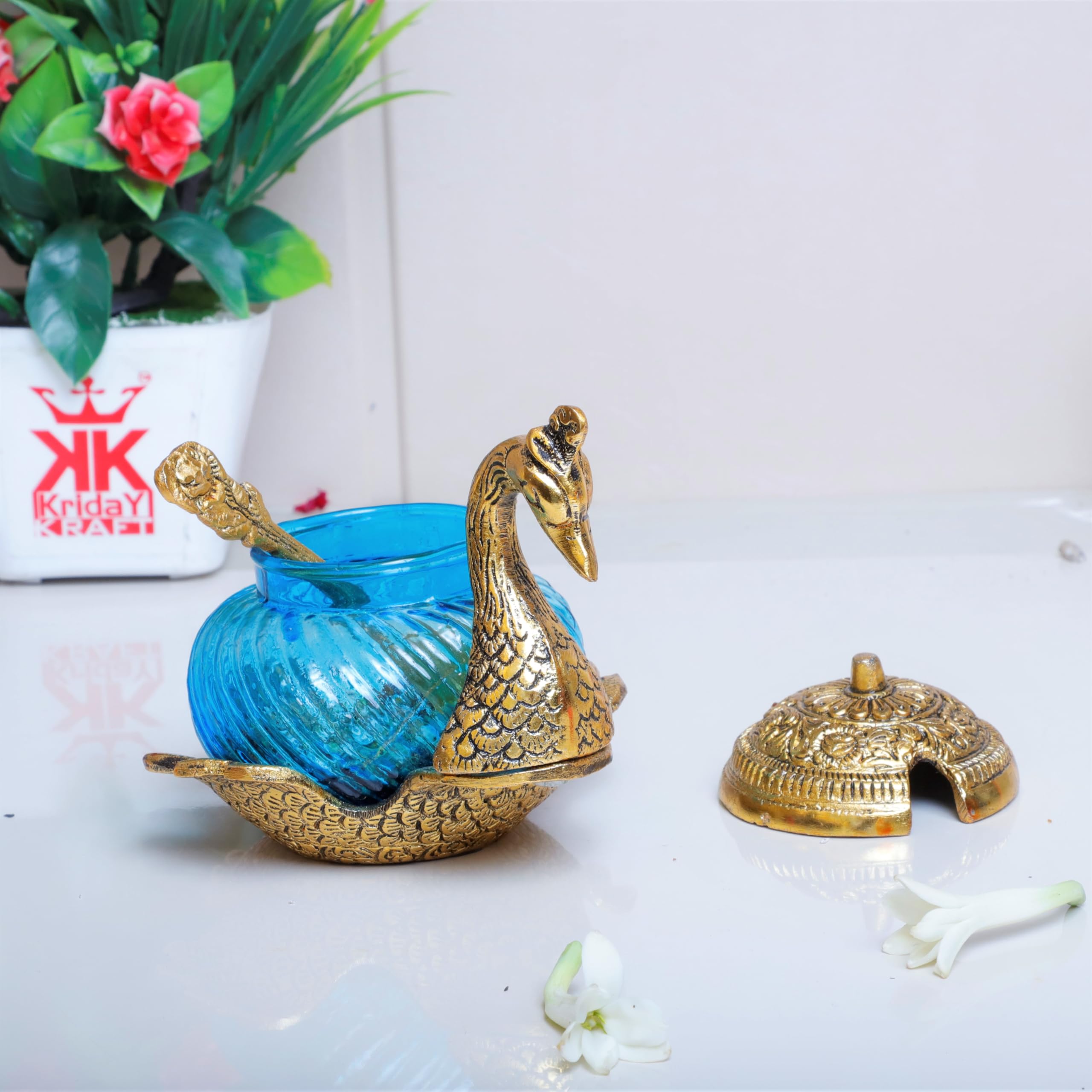 Buy KridayKraft Aluminium Container Mukhwas Dining Box, Mouth Freshener ...