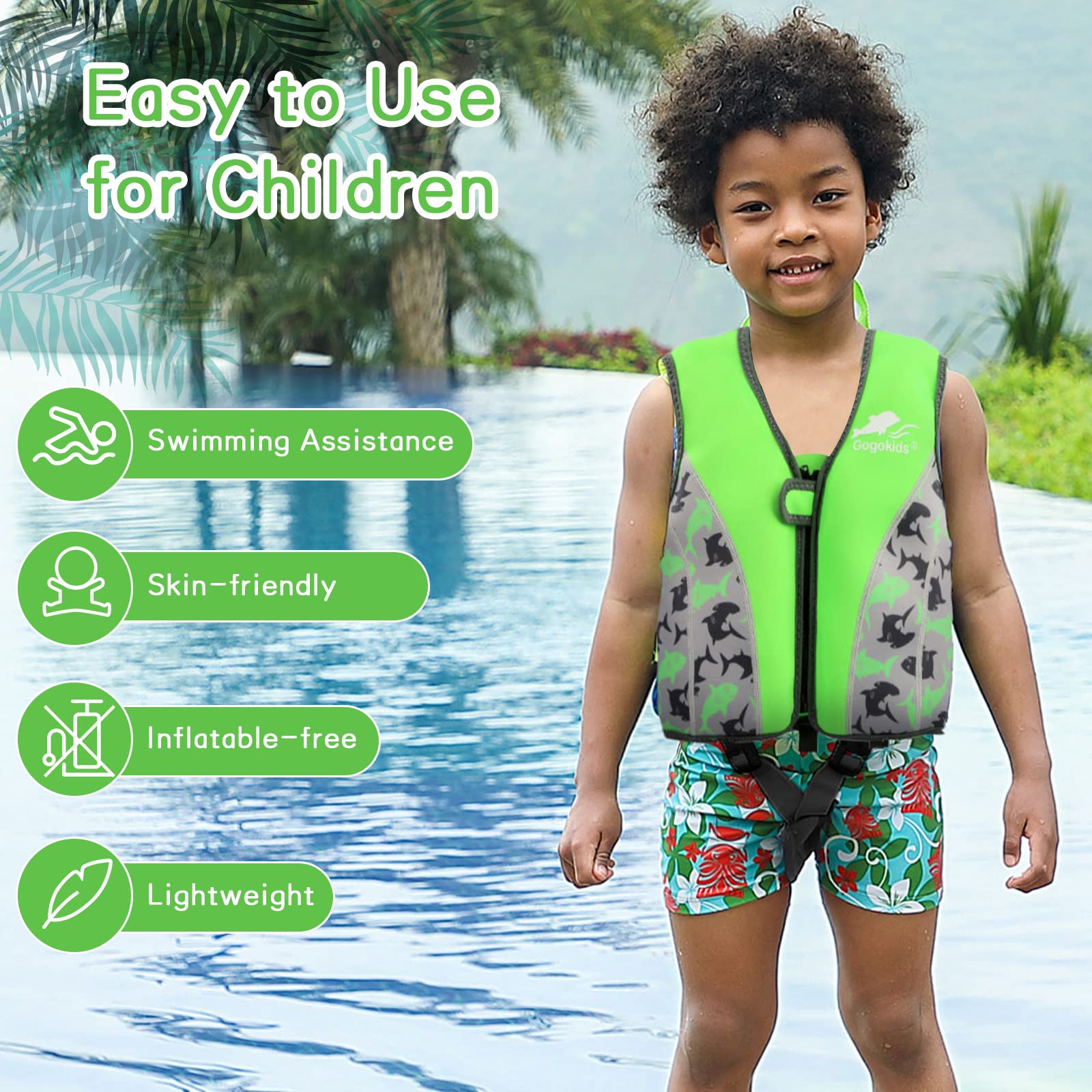 Snapklik.com : Kids Swim Vest, Toddler Swim Vest, Floaties For Toddlers ...