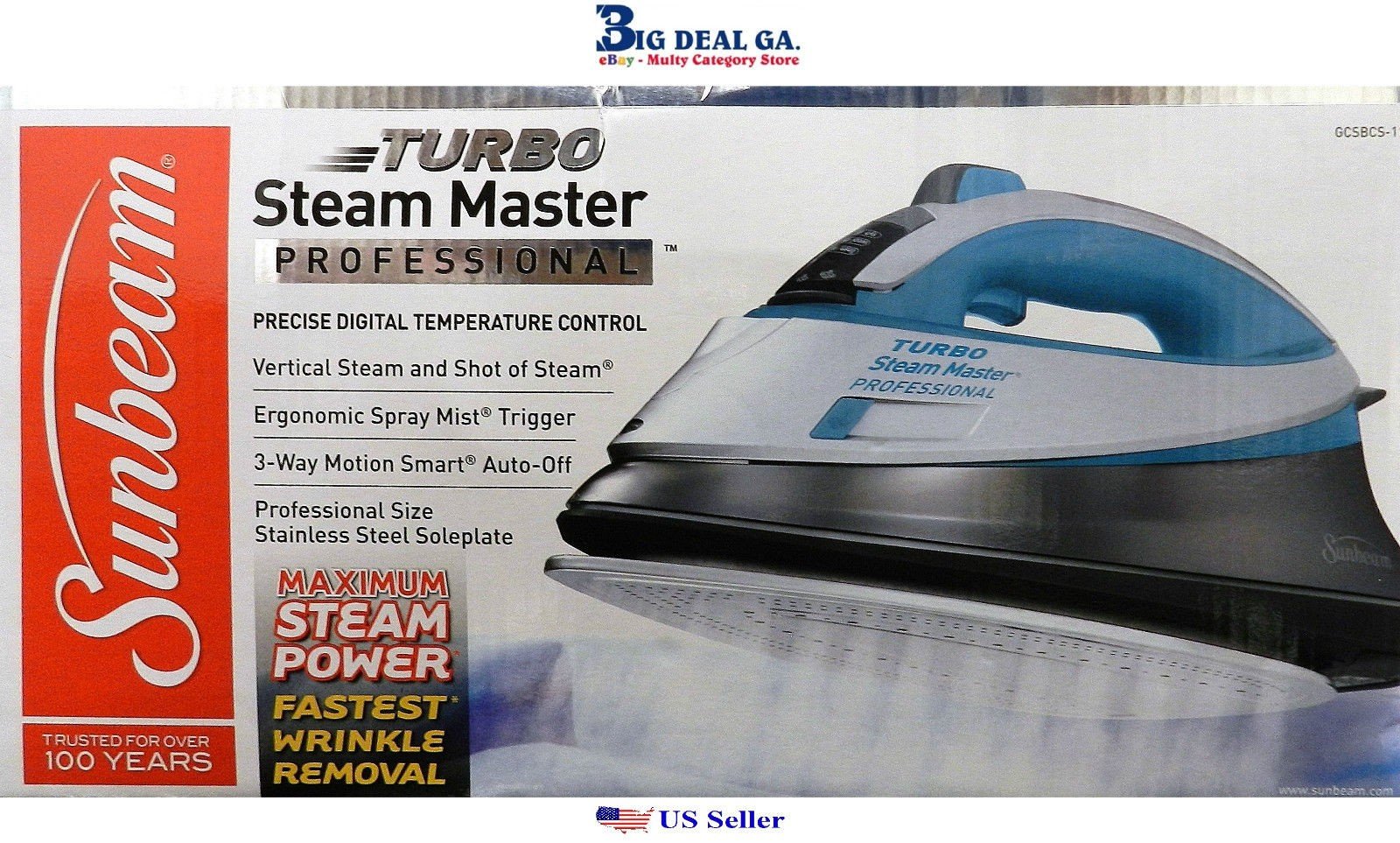 Buy Sunbeam Turbo Steam Master Professional Iron Online at desertcartKUWAIT