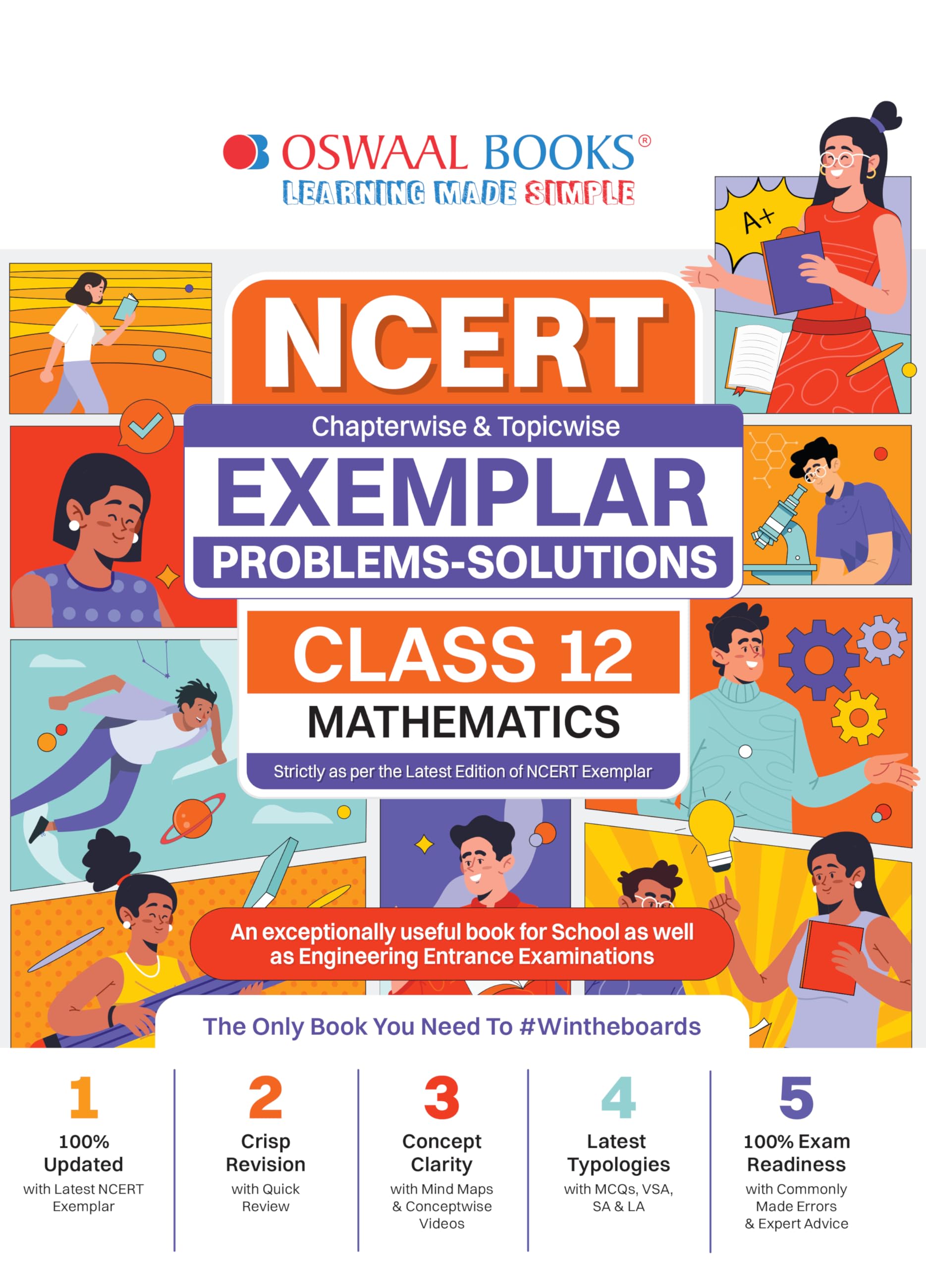 Oswaal NCERT Exemplar (Problems - solutions) Class 12 Mathematics Book ...