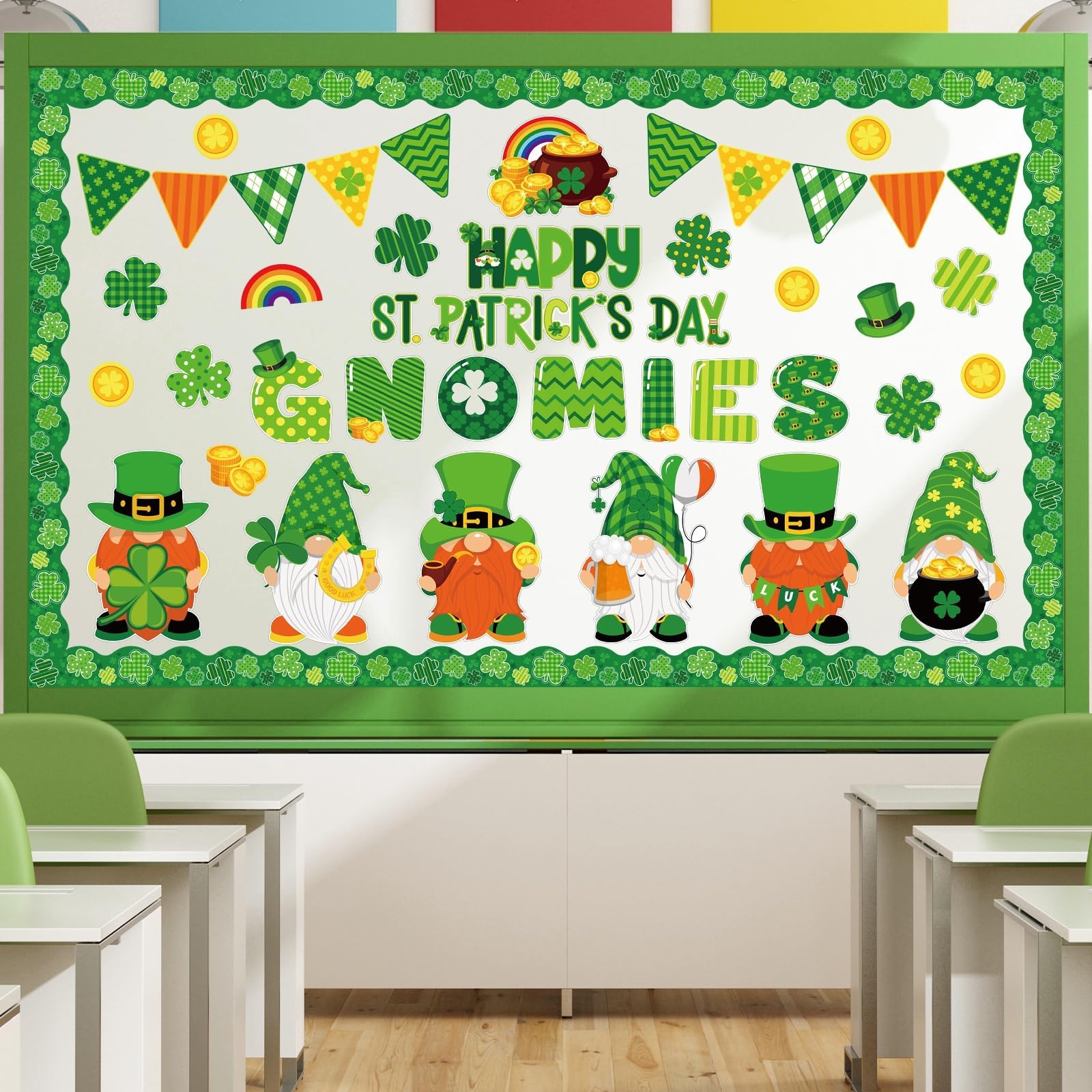 Amazon.com : Pasimy St. Patrick's Day Bulletin Board Decorations Set ...