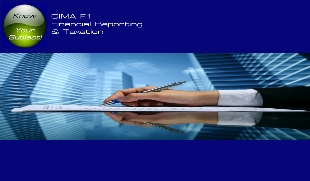 CIMA F1 Financial Reporting & Taxation - App on the Amazon Appstore