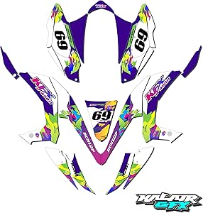 Amazon.com: Kalair GFX Graphics Kit for Kawasaki KFX 450R (2008-2014 ...