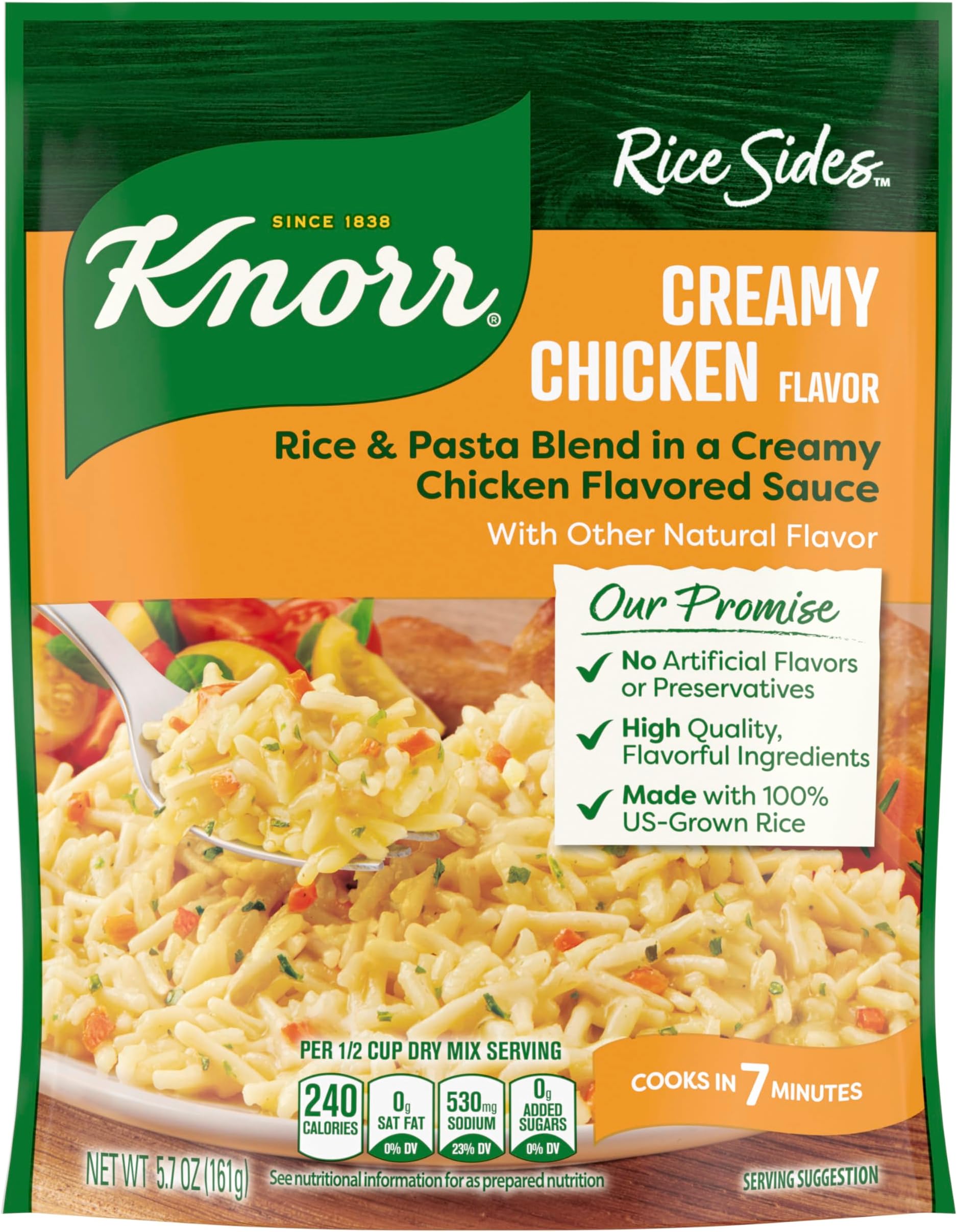 Amazon.com : BEN'S ORIGINAL Flavored Long Grain Rice & Wild Rice, Boxed ...