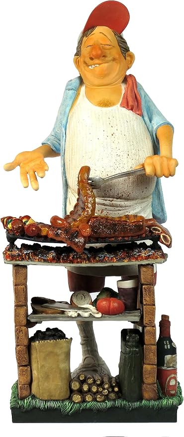 Amazon.com: The Comic Art of Guillermo Forchino Mr Barbecue Figurine ...