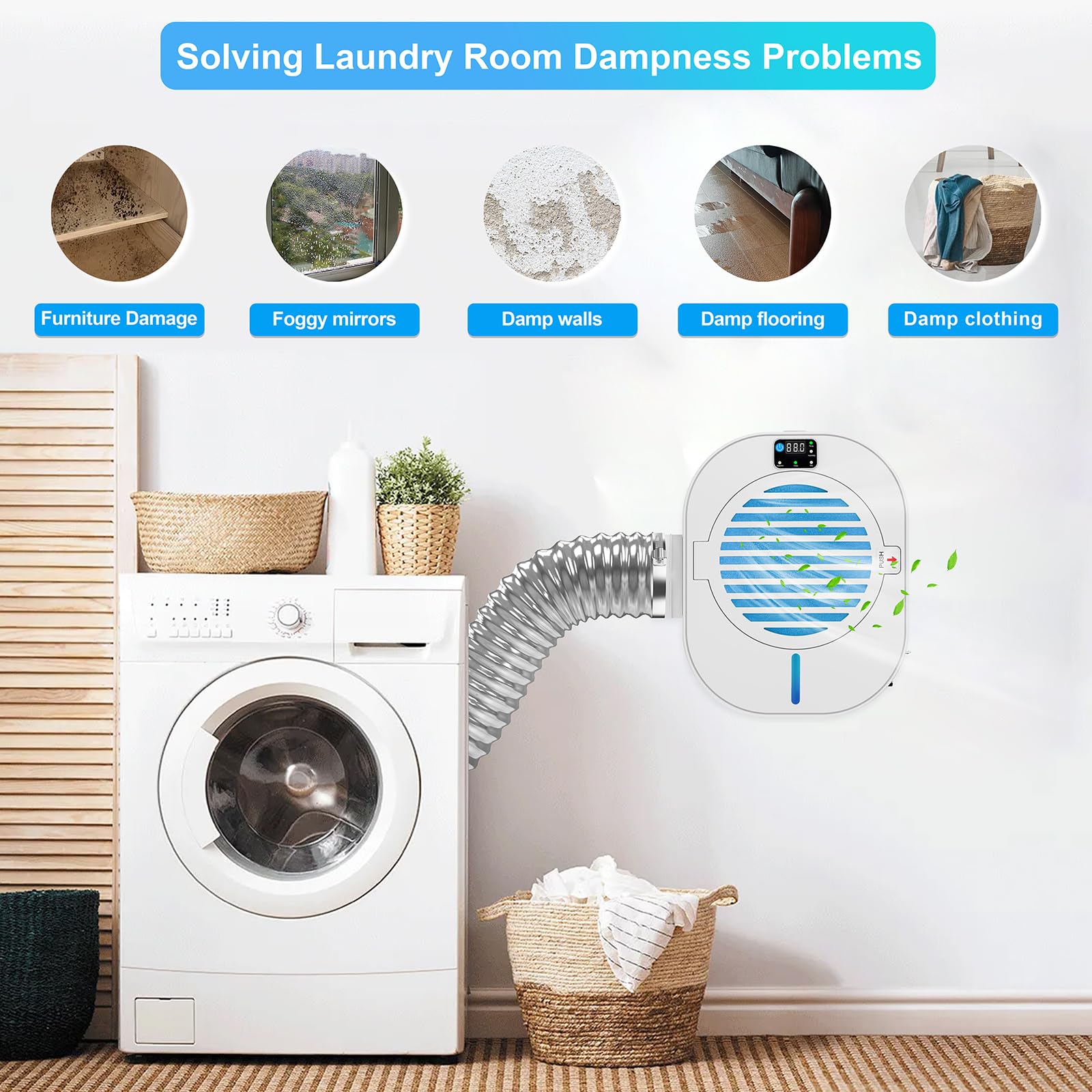 Snapklik.com : Kiss Core Upgrade 4-in-1 Indoor Dryer Vent Box