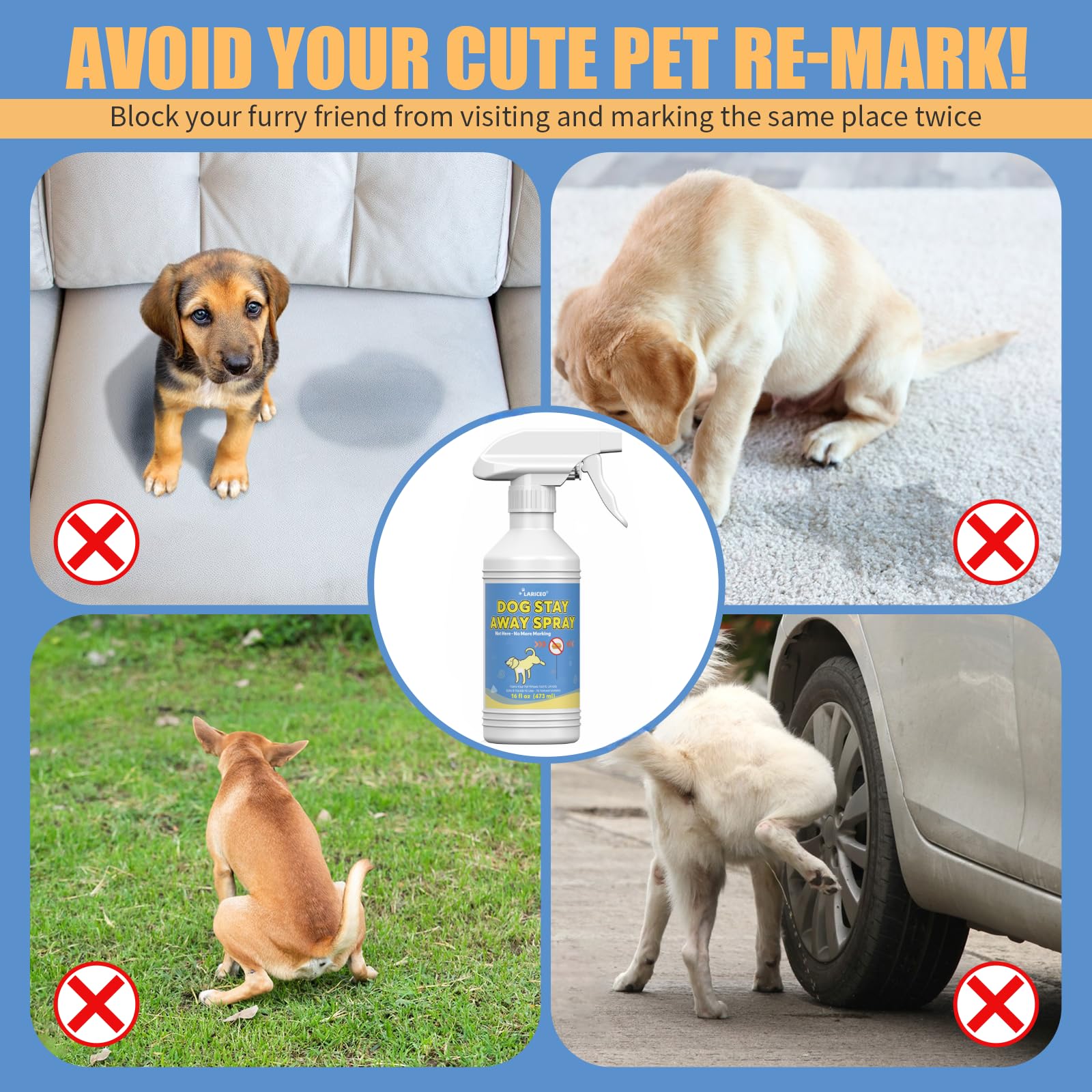 Snapklik.com : 16 Oz Pet No Poo Training Spray - Effective Dogs Dont ...