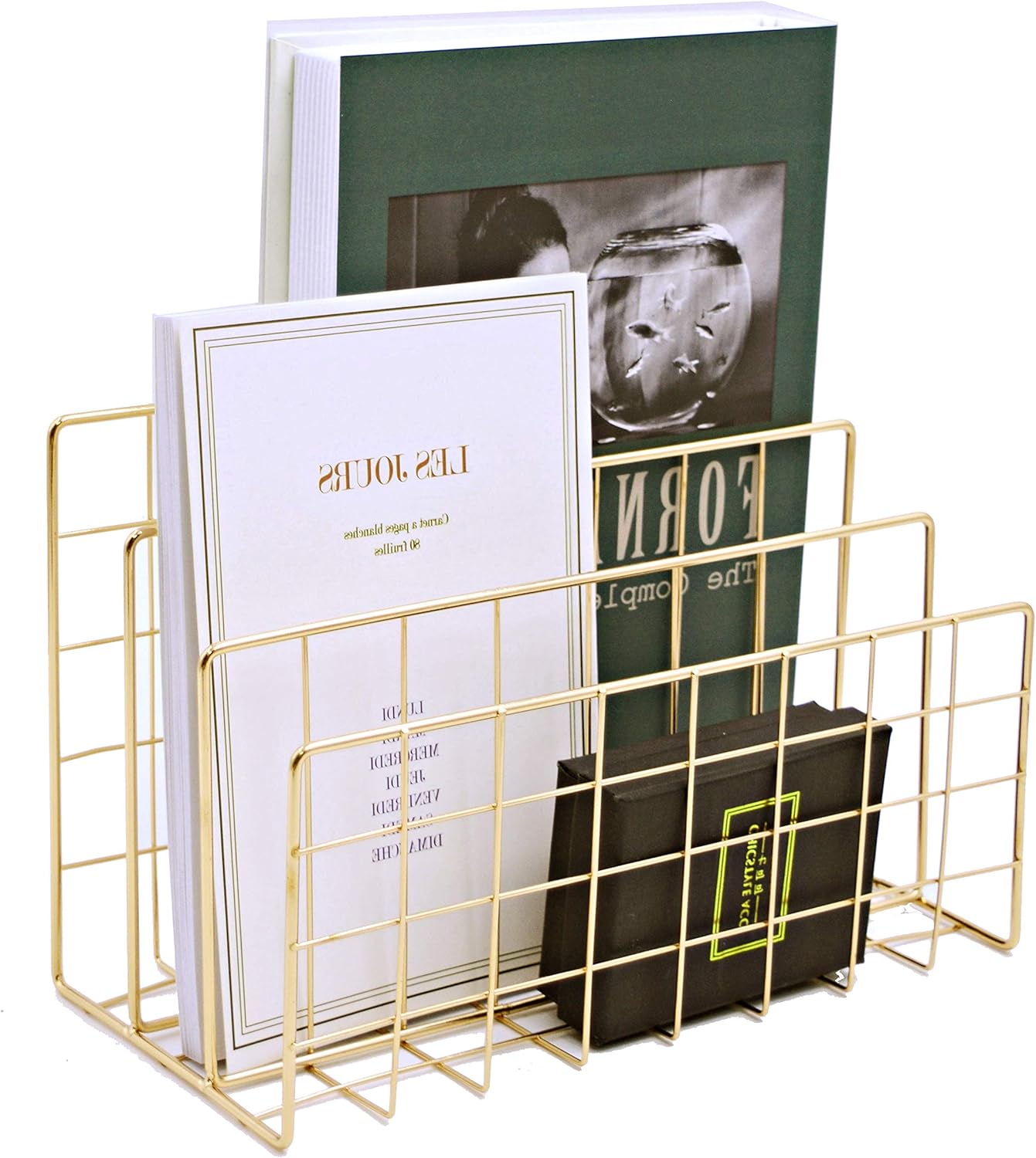 Magazine Holder,Desktop Letter Sorter, Organizer Rack for Home Office ...