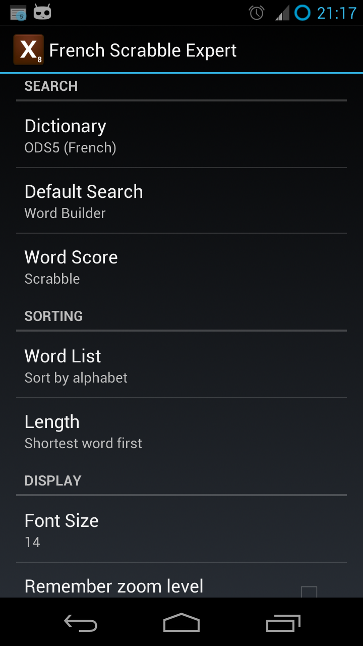 French Anagram Expert - App on Amazon Appstore