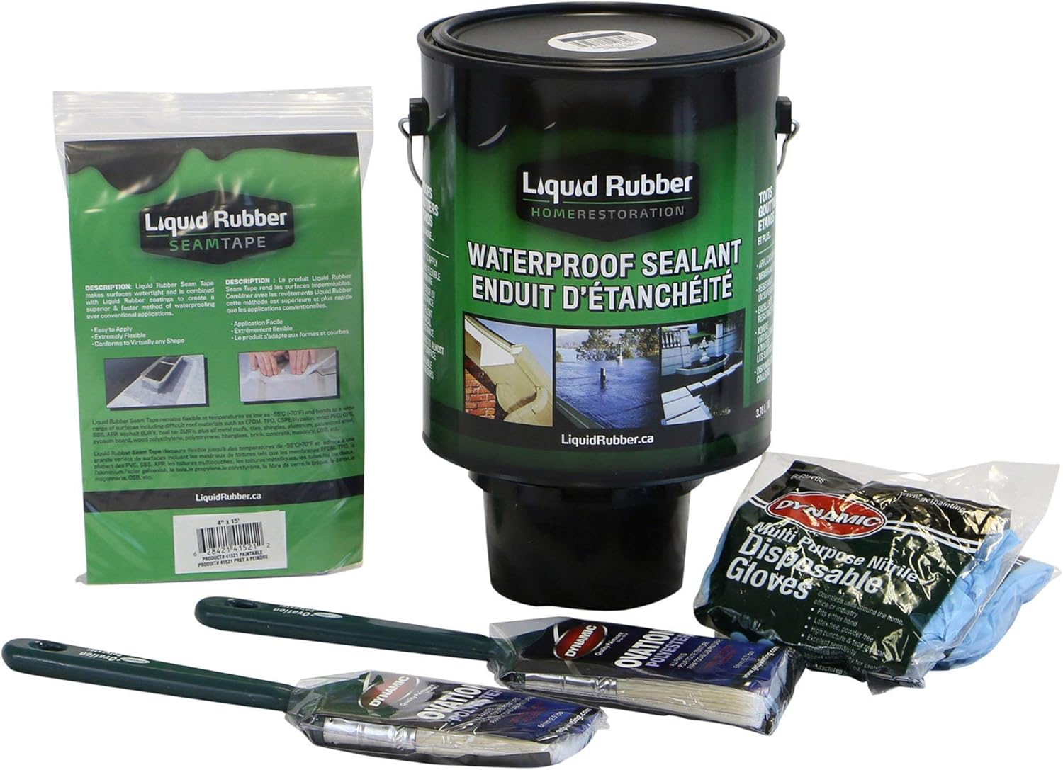 Liquid Rubber Waterproof Sealant Multi-Surfaces Leak Repair Kit ...