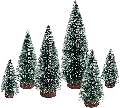Amazon.com: Desktop Miniature Pine Tree Tabletop Christmas Tree Small ...