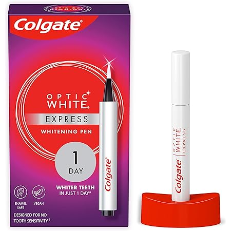 Amazon.com: Colgate Optic White Overnight Teeth Whitening Pen, Teeth ...
