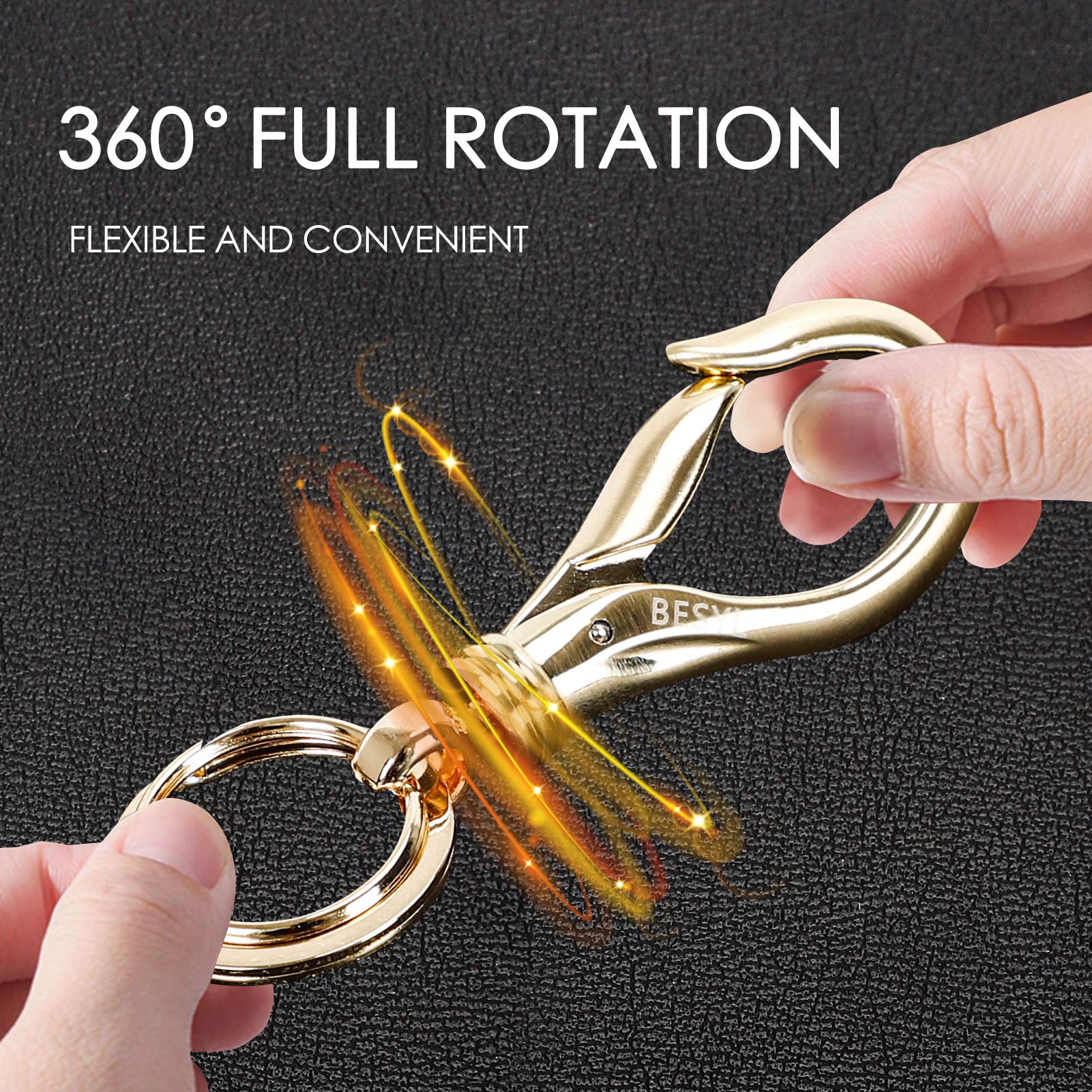 Snapklik.com : BESYL Gold Commerce Keychain