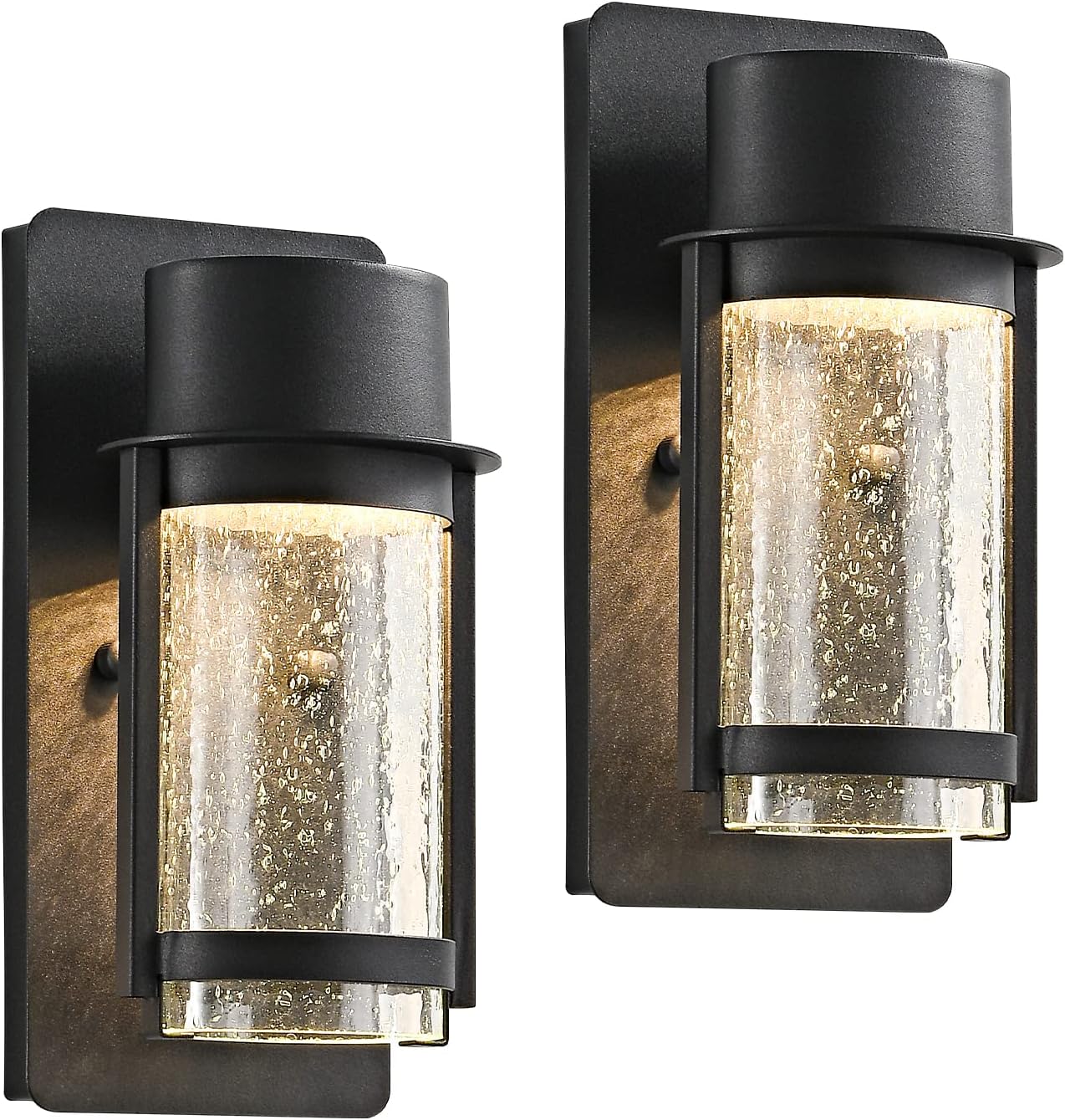 UP TO NEW 2-Pack LED Outdoor Wall Light, Modern Porch Lights with ...