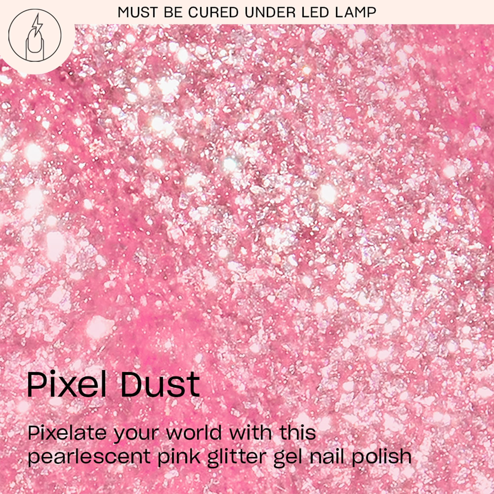 Snapklik.com : OPI GelColor Pixel Dust Opaque Light Pink Shimmer LED ...