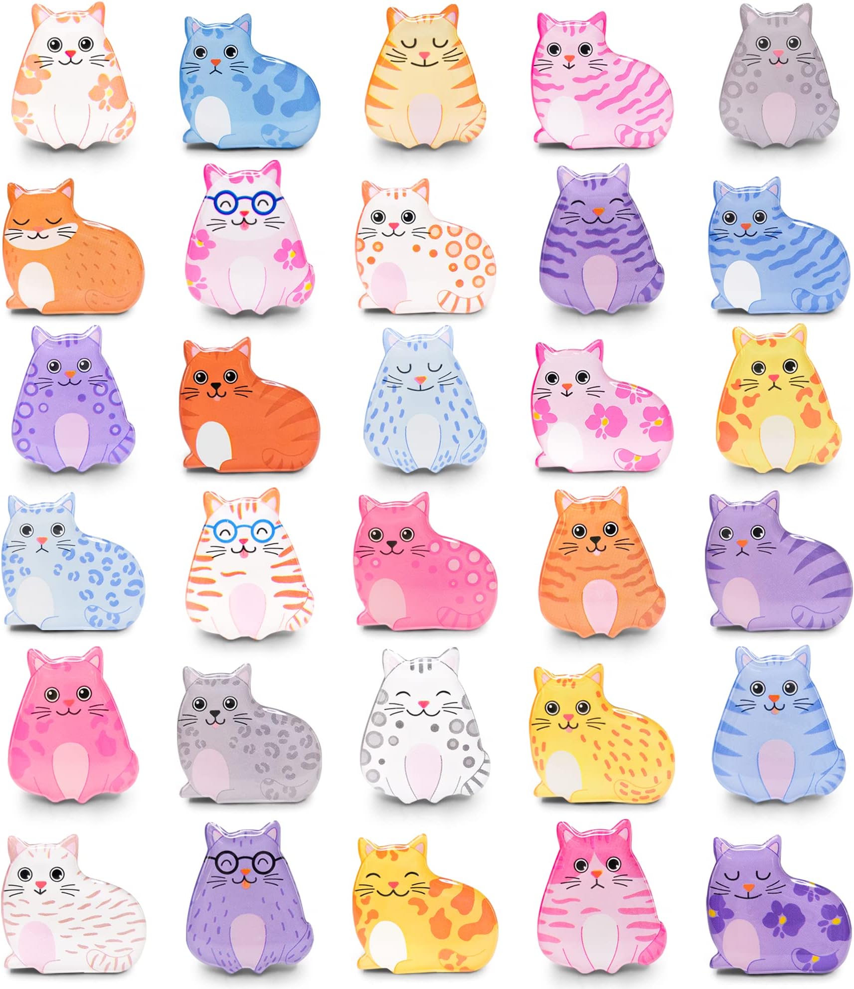 Amazon.com: Svaitend Cute Cat Refrigerator Magnetics Use for Office ...