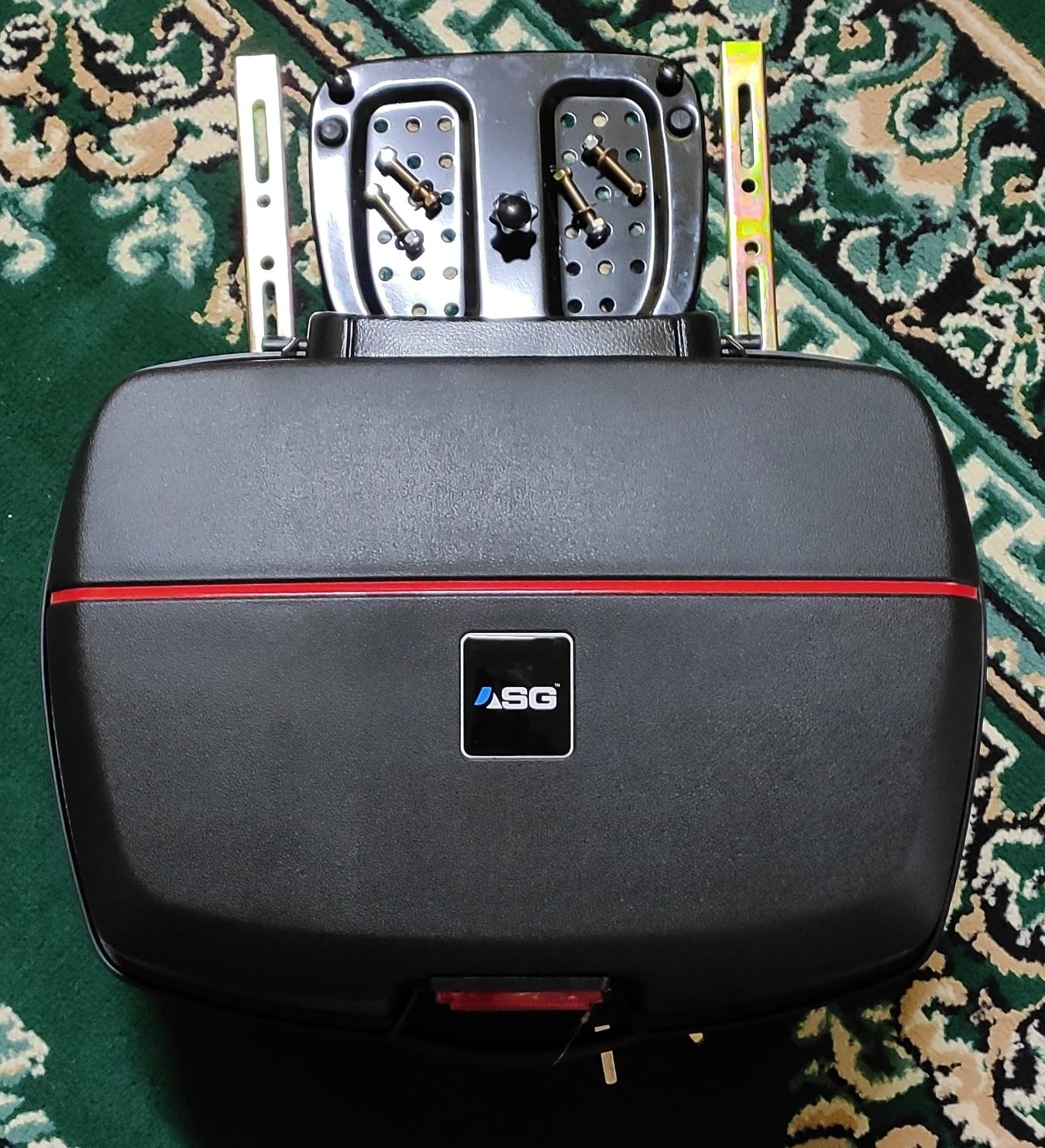 ASG SG-32 Top Box (32 Liters) Motorcycle Storage Solution Hard Shell ...