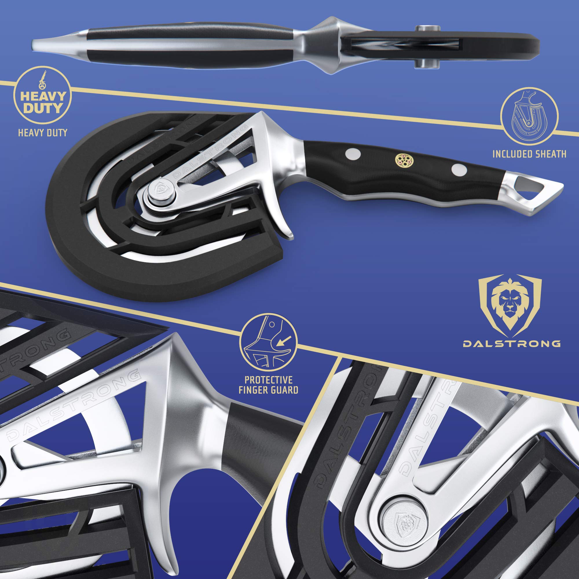 Snapklik.com : DALSTRONG Pizza Wheel - The Orbit Razor Pizza Wheel ...