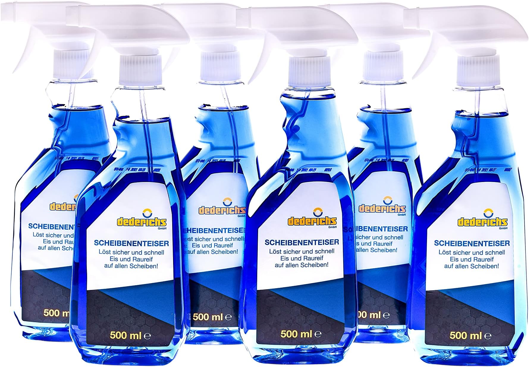 10x 500 ml Enteiser Scheibenenteiser Spray Auto Scheibenfrostschutz 5 L ...