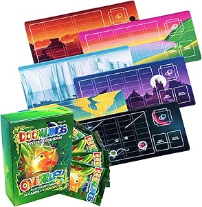 Amazon.com: Doomlings Overlush Expansion & 6 Individual Playmats Bundle ...