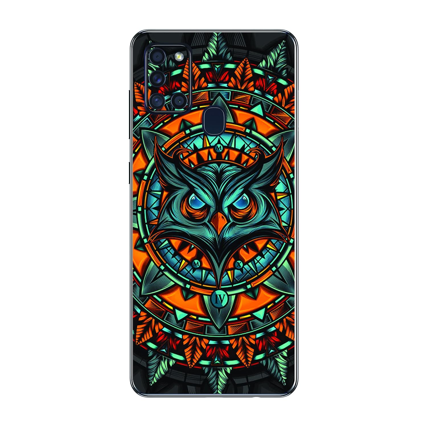 FCS Printed Designer Vinyl Mobile Back Skin Sticker Protector (Not Back ...