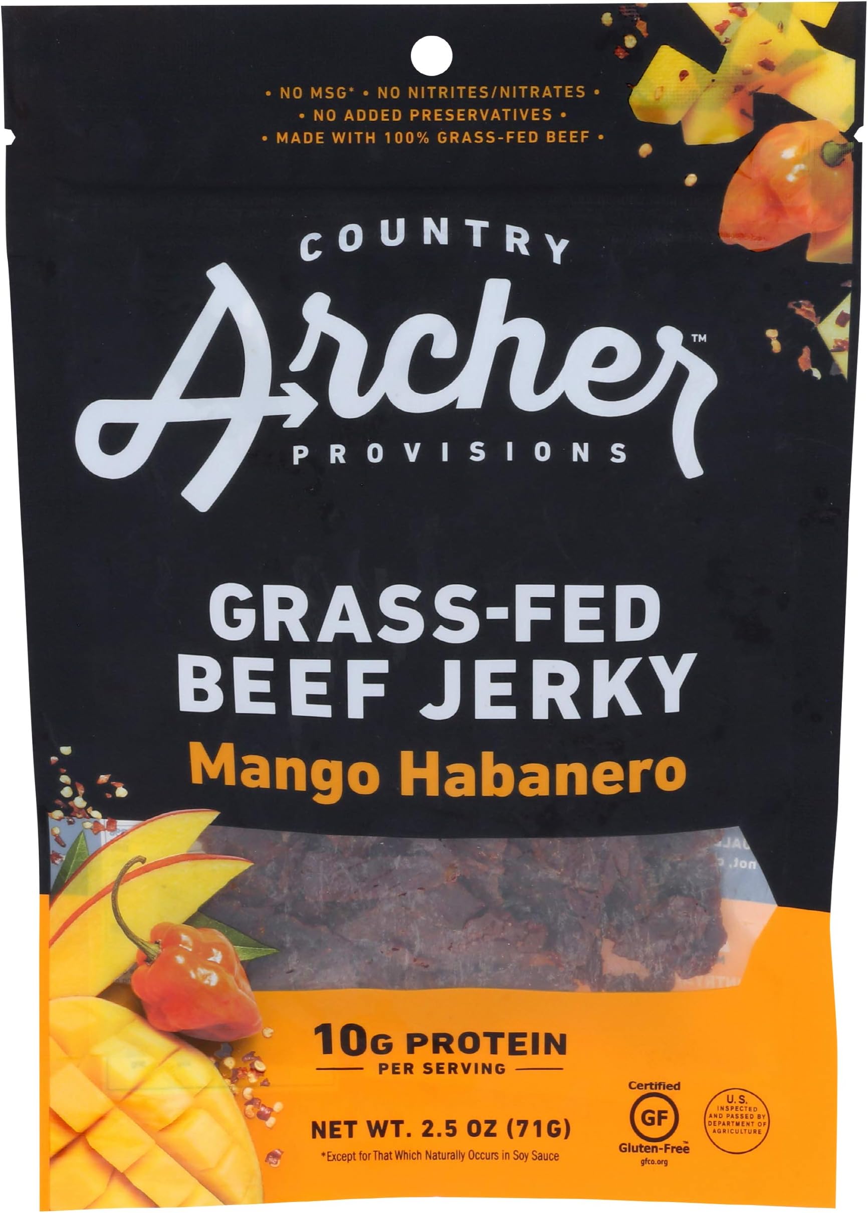 Amazon.com : Country Archer, Beef Jerky, Original, 2.5 Oz : Everything Else