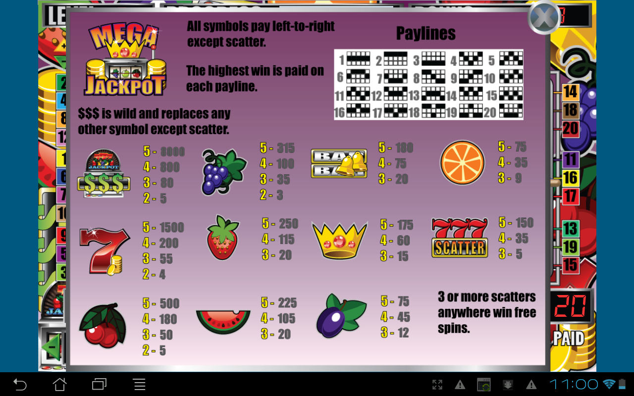 Mega Jackpot Slot Machine - App on Amazon Appstore