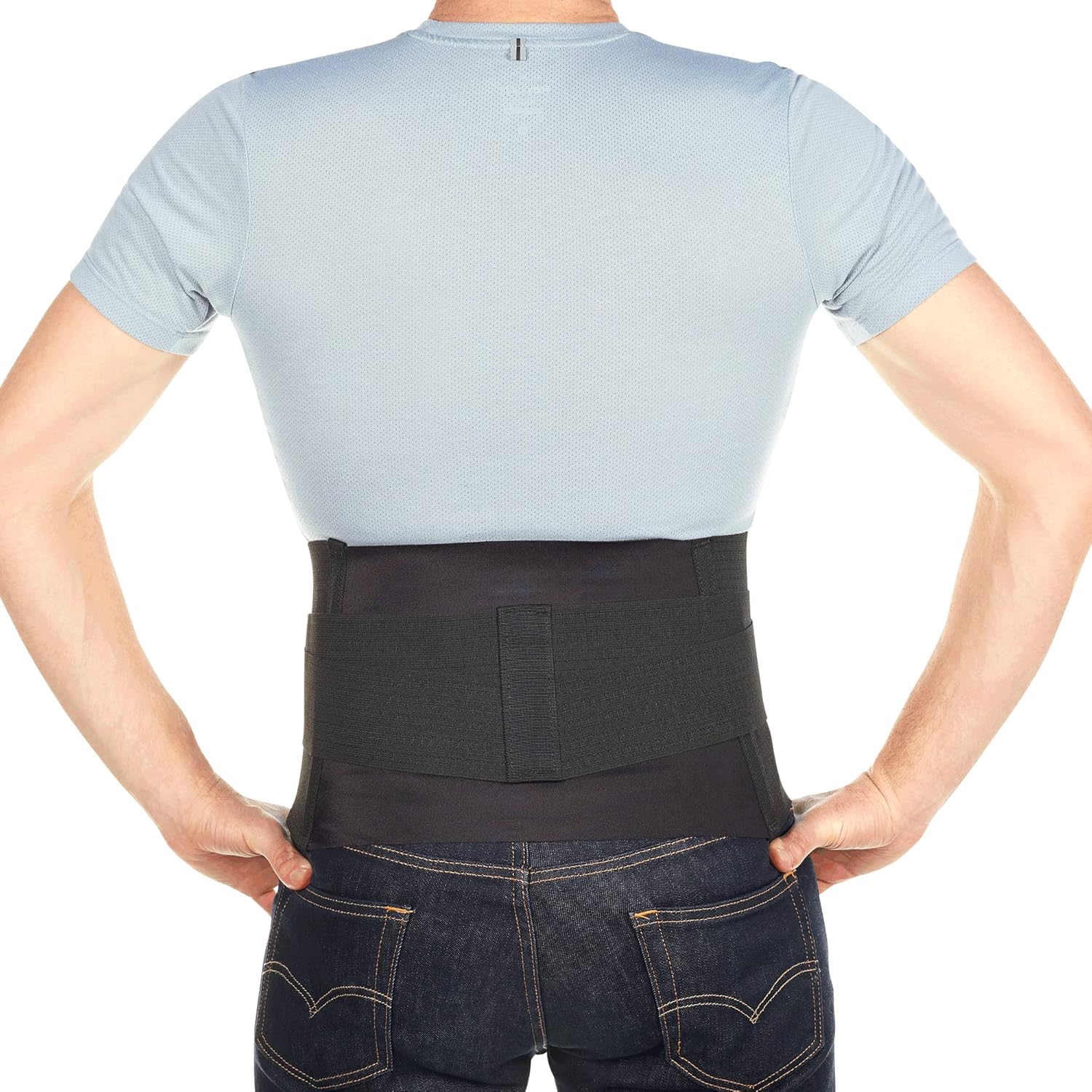BioSkin Premium Bracing: Back Skin Brace with Foam Lumbar Pad (Medium ...