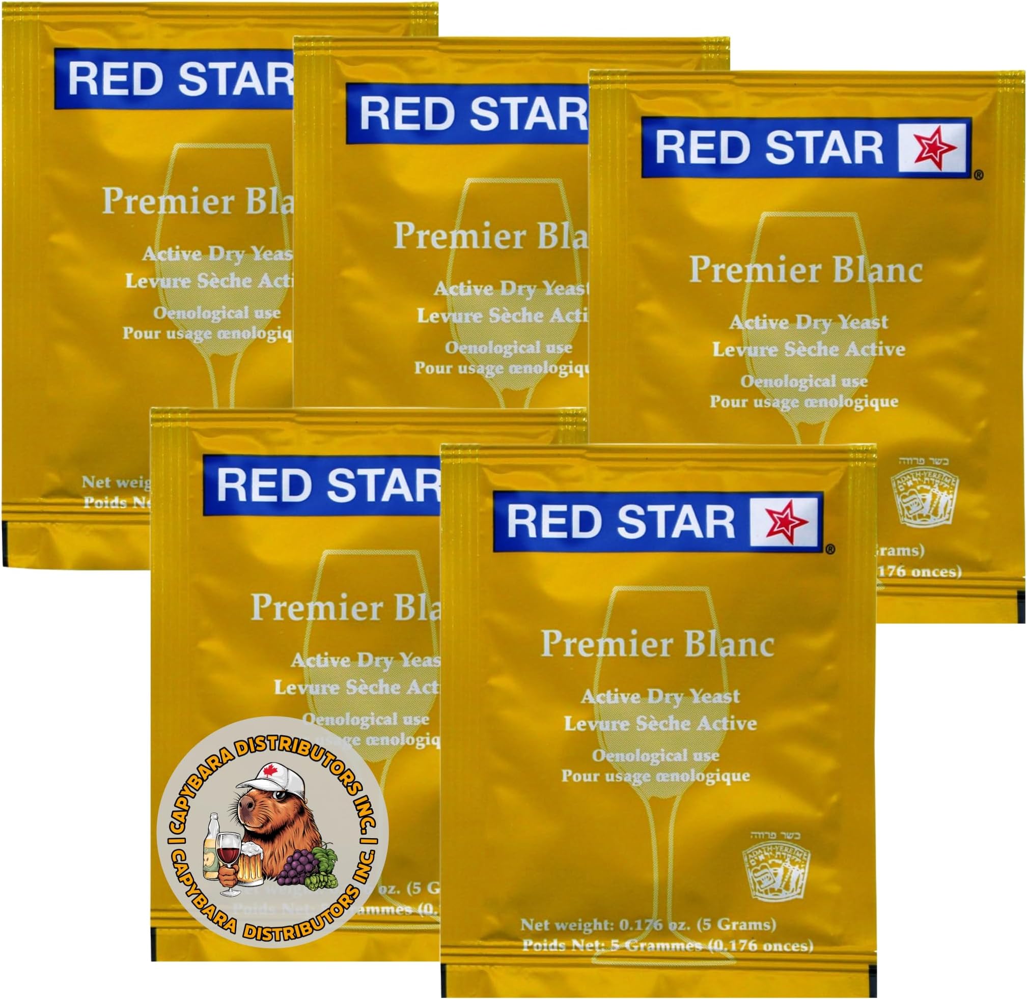Amazon.com: Red Star Premier Cuvee Wine Yeast (3 Pack) - Great for ...