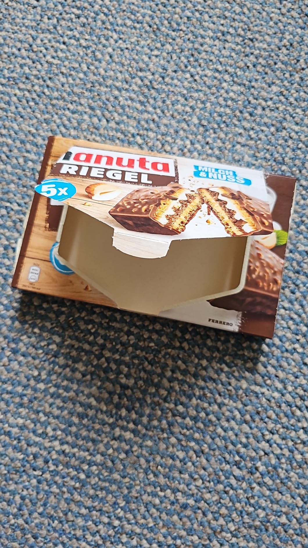 hanuta Riegel - 5er Packung (5 Riegel à 34,5g), mit einzeln verpackten ...