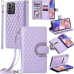 Amazon.com: Furill Phone Case for Samsung Galaxy A23 5G/4G Wallet Cover with and Crossbody Wrist ...