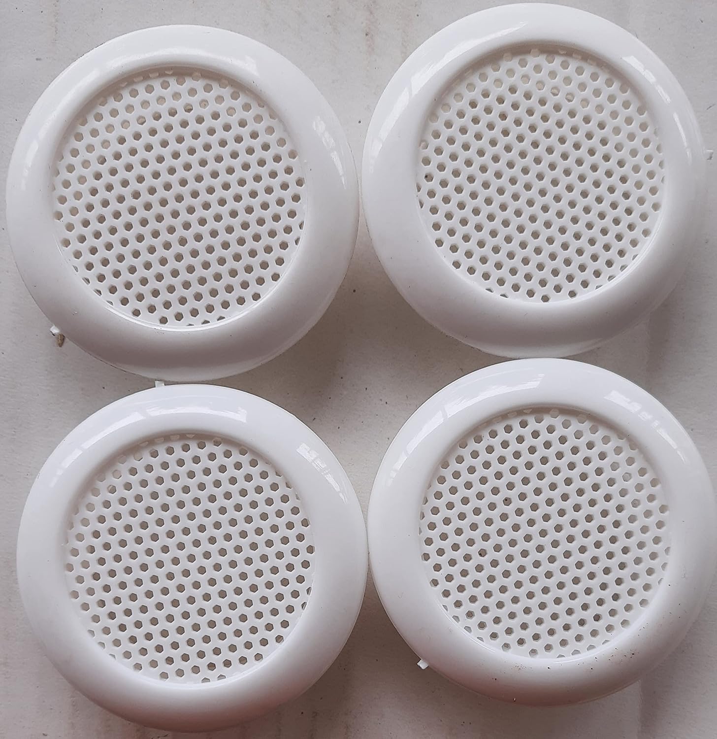 Wall Air Hole Closer Round-Ventilation Closer (White, 2.5 inch) - 12 ...