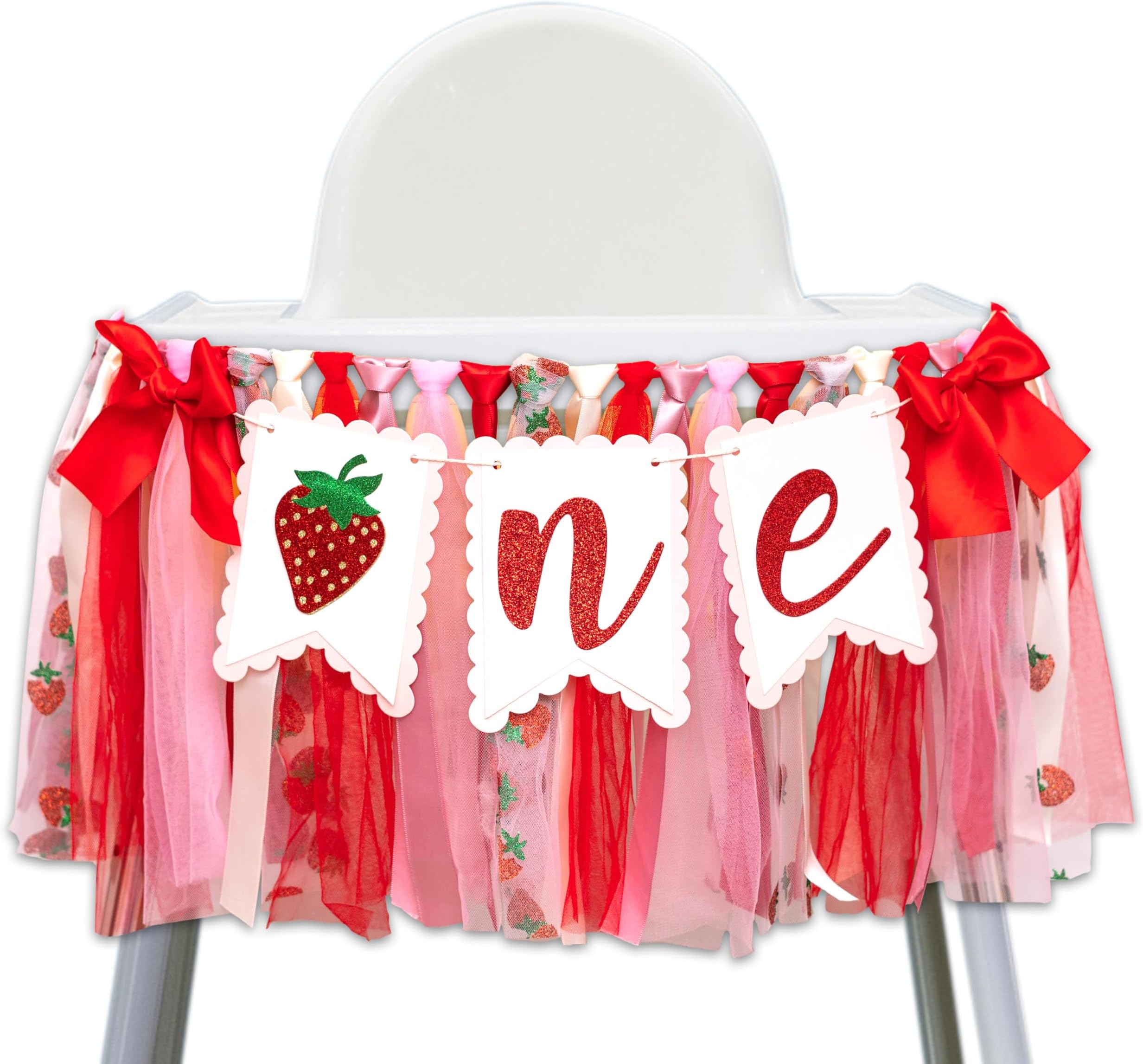 Amazon.com: Strawberry One High Chair Banner - Berry Sweet First ...